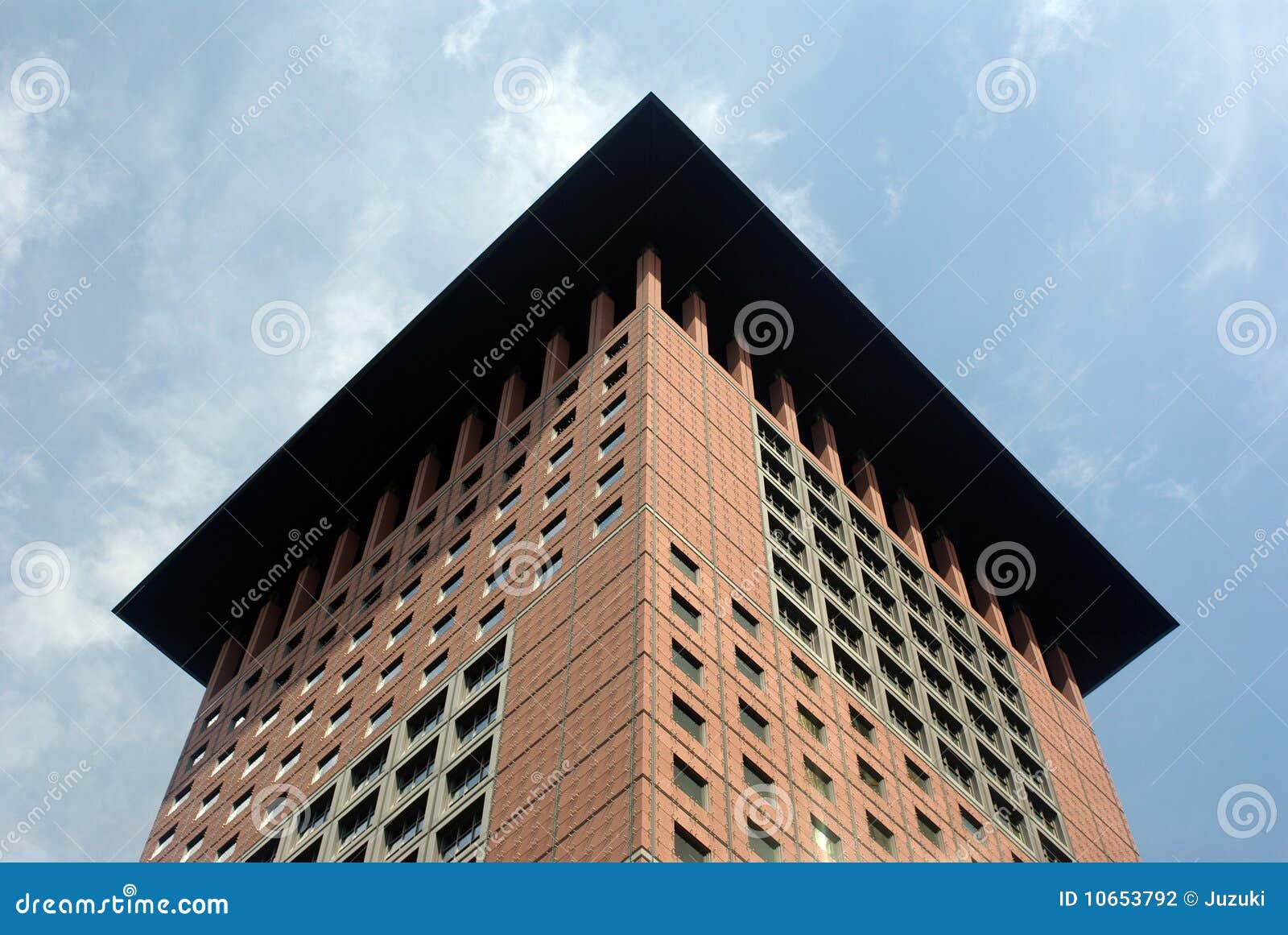Roof of skyscraper stock photo. Image of blue, skyscraper - 10653792