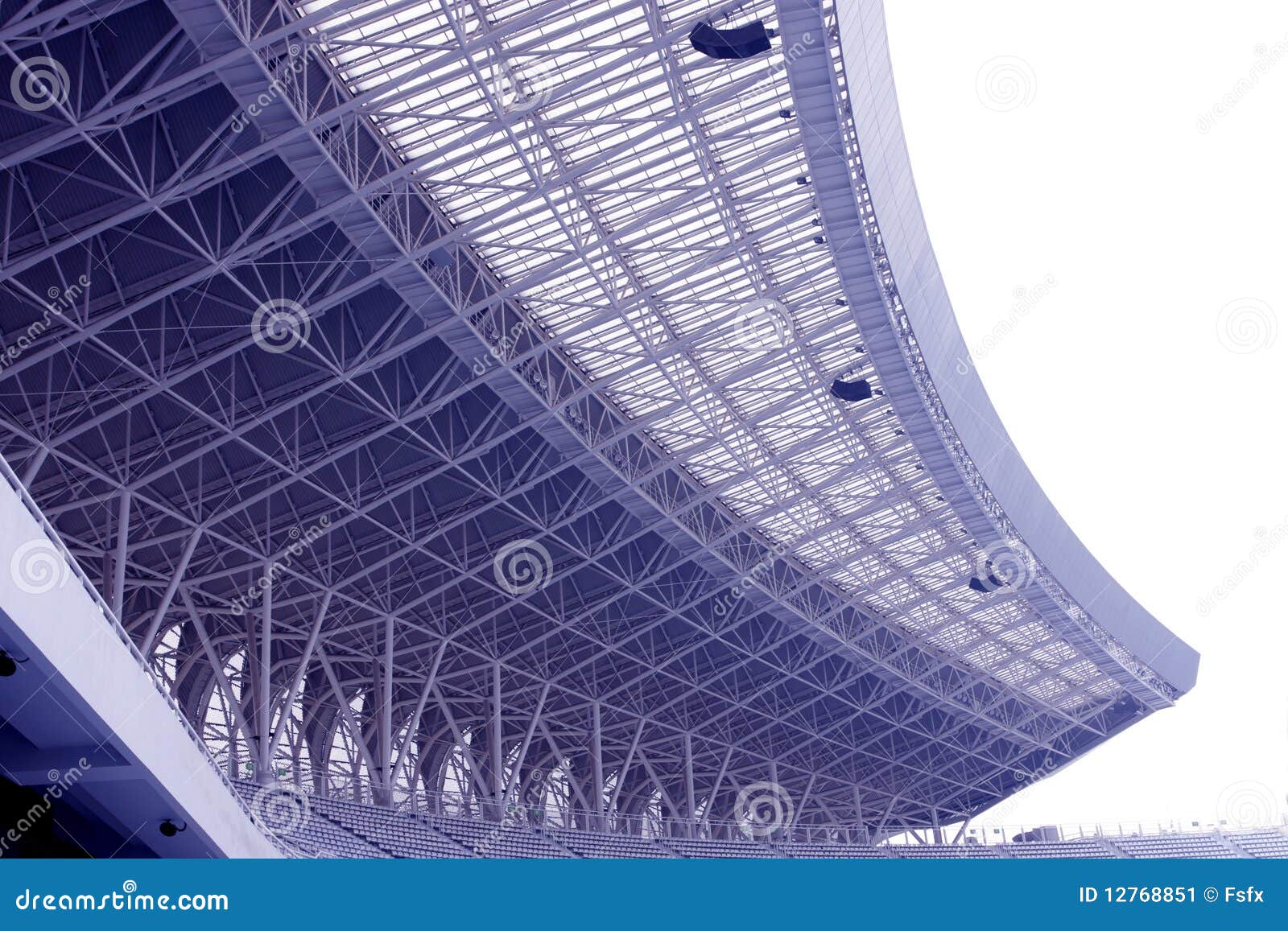 Roof of the stadium stock image. Image of dynamic, jinan - 12768851