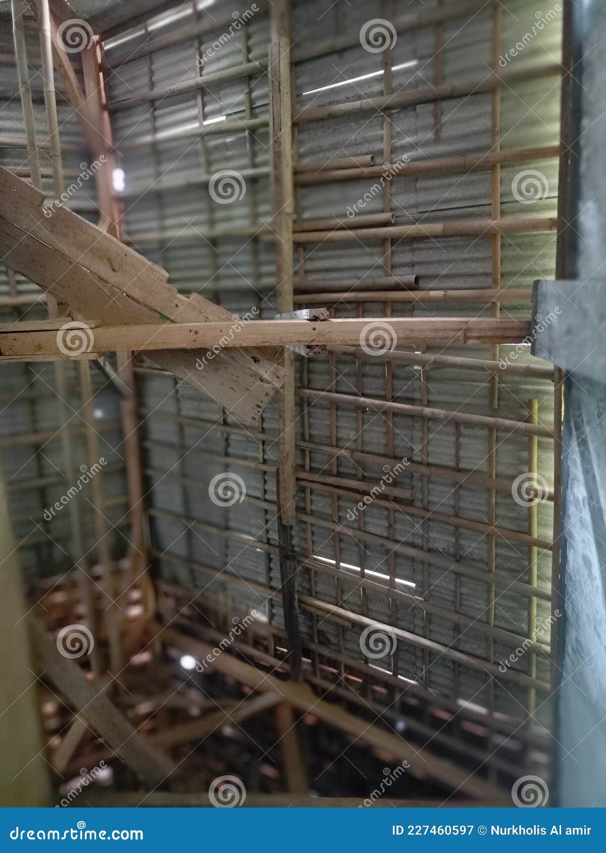 The Roof Structure is Divided into Roof Trusses and Roof Truss Supports ...