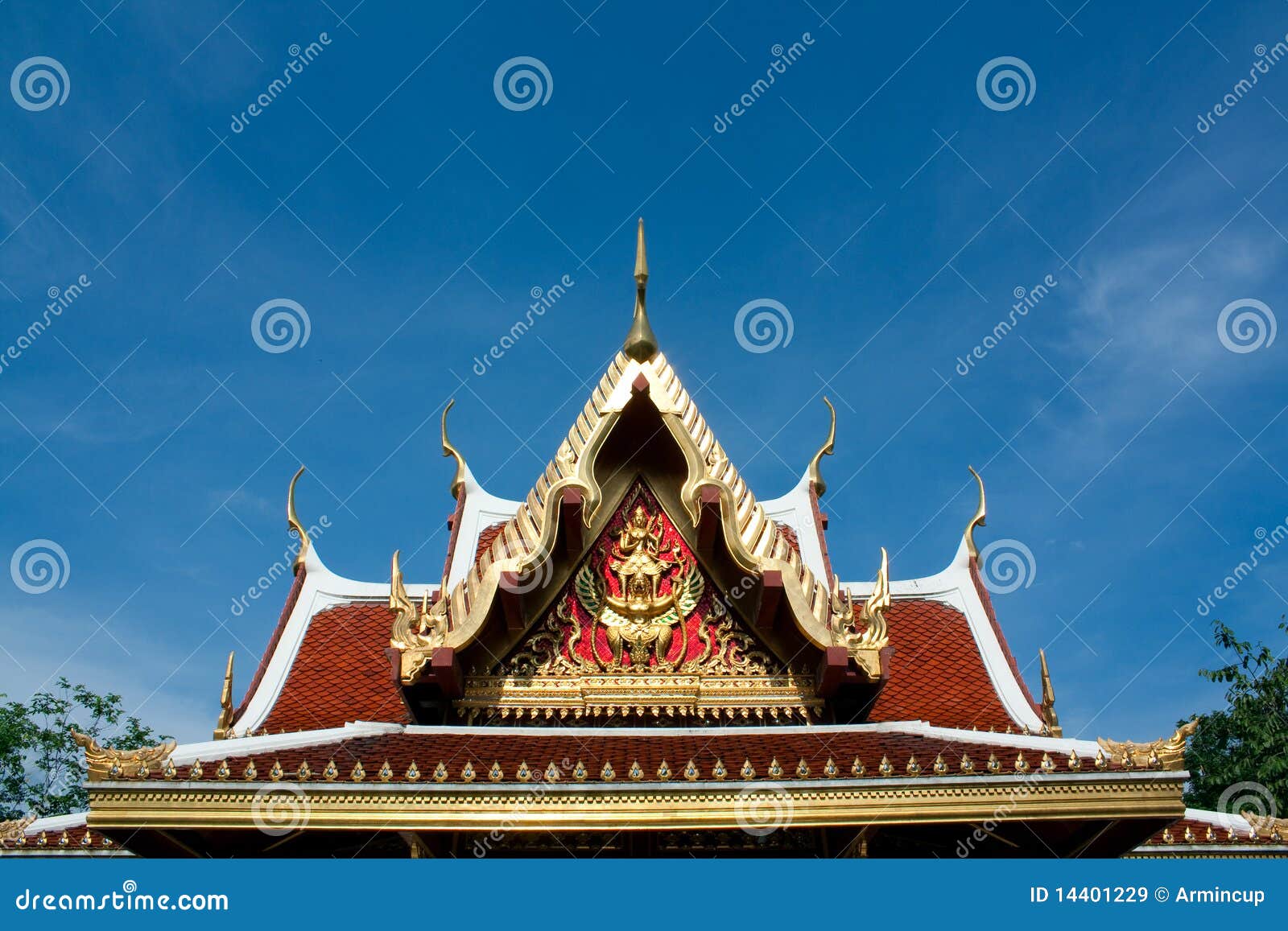 Roof of Thai Architecture,in Thailand Stock Image - Image of ...