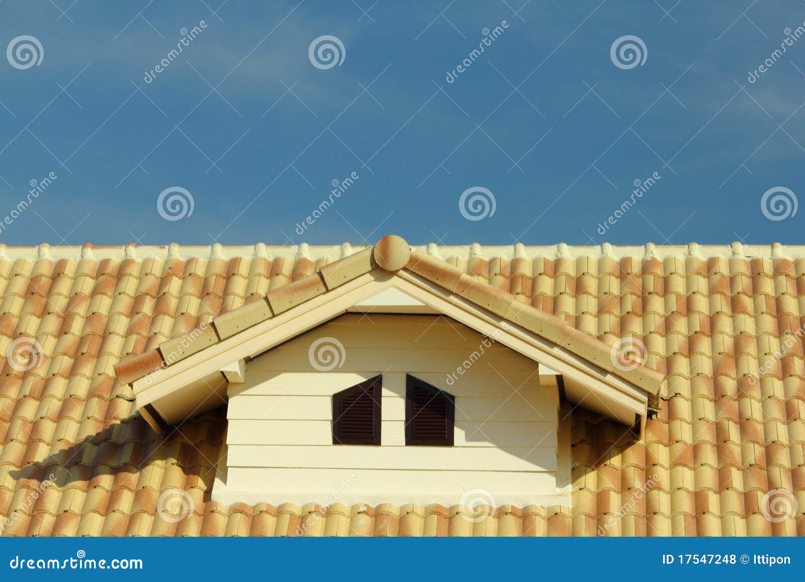 Roof Tile Pattern stock photo. Image of exterior, shape - 17547248