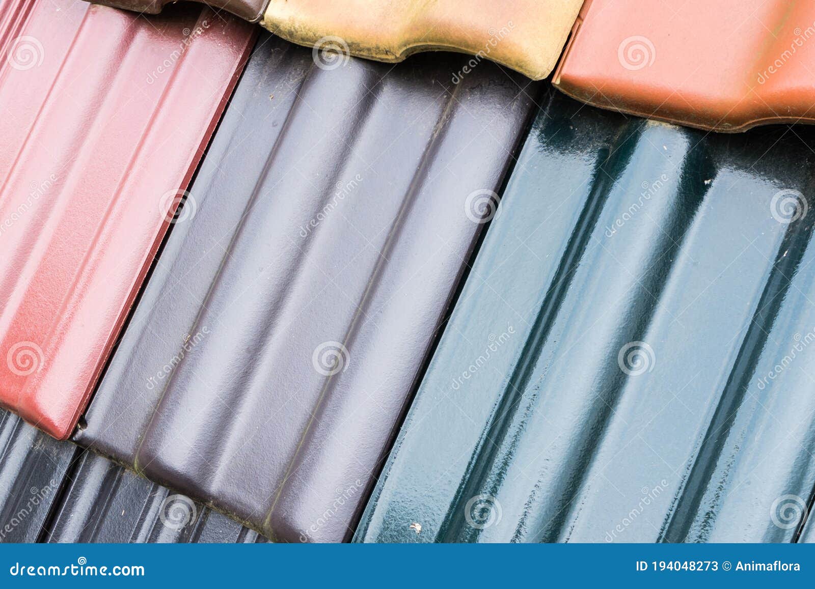 Roof tile pattern stock image. Image of seemlessly, architecturally ...