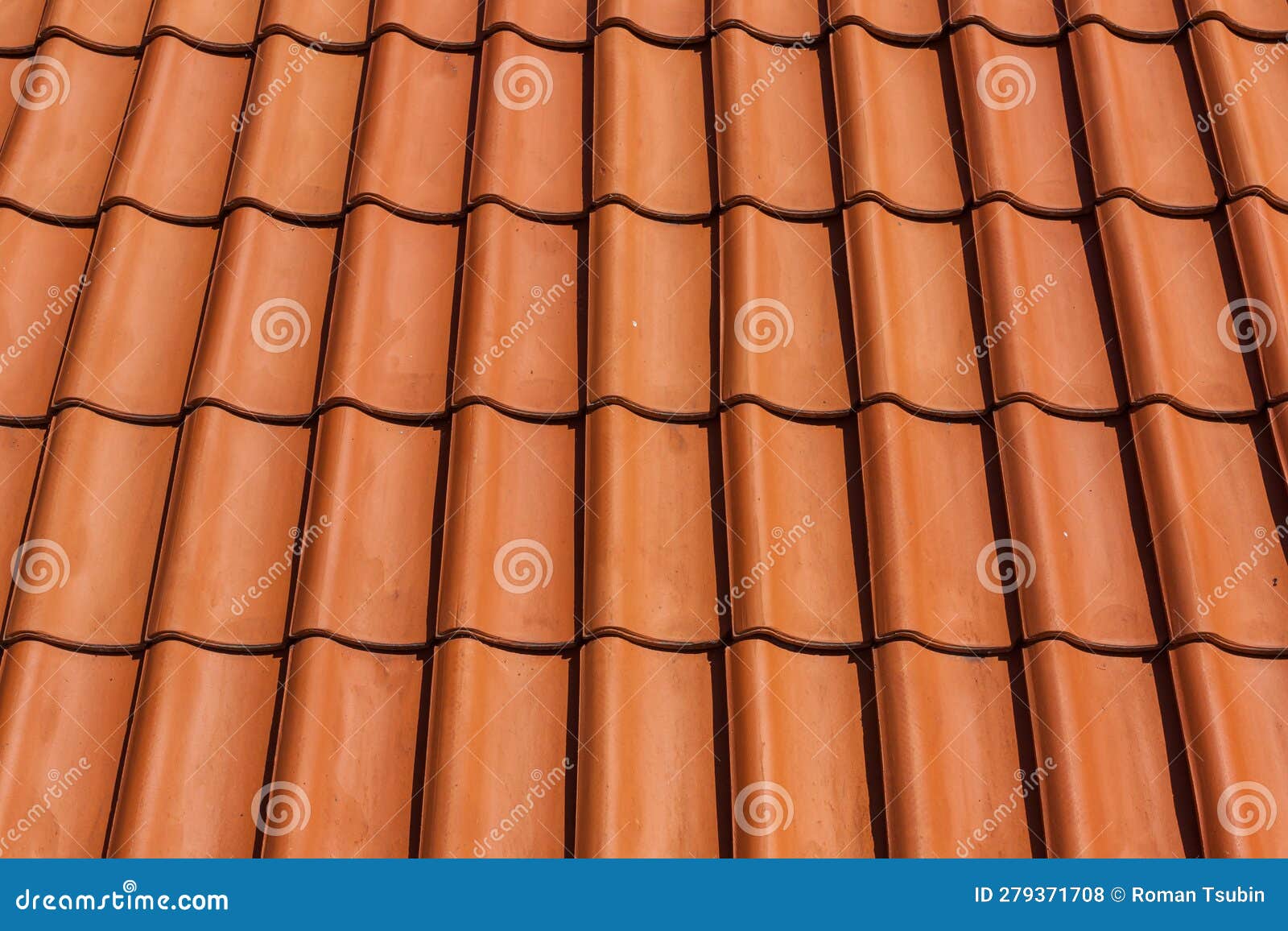 Roof tile pattern stock photo. Image of classic, terracotta - 279371708