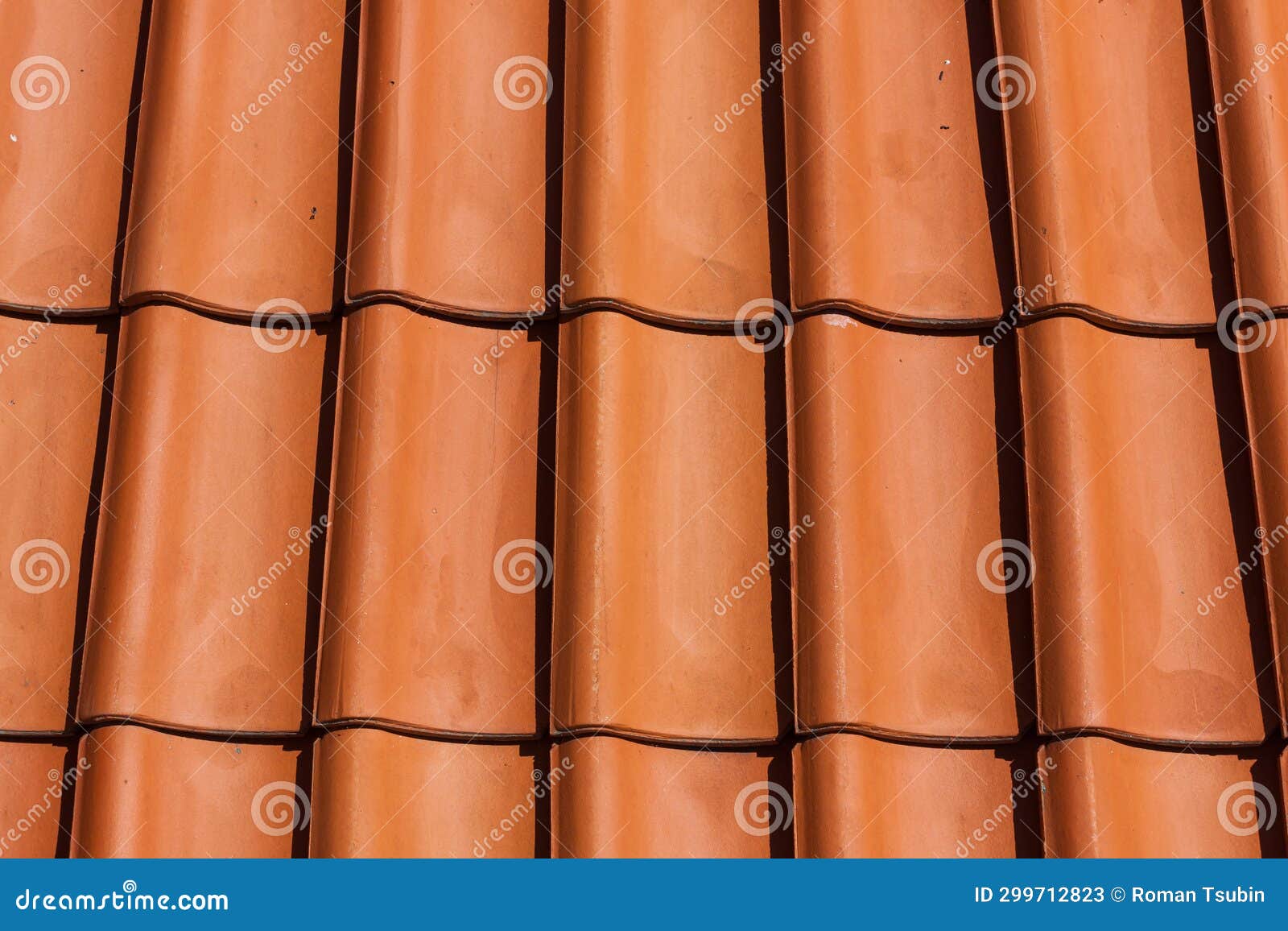 Roof tile pattern stock image. Image of clay, style - 299712823