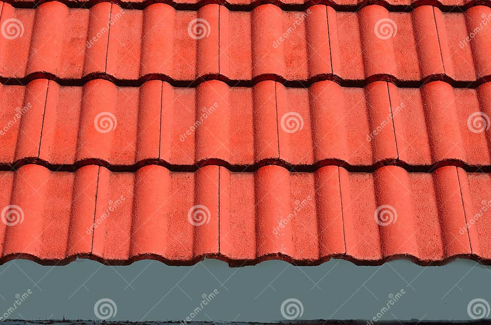 Roof Tile Pattern and Texture Stock Image - Image of exterior ...