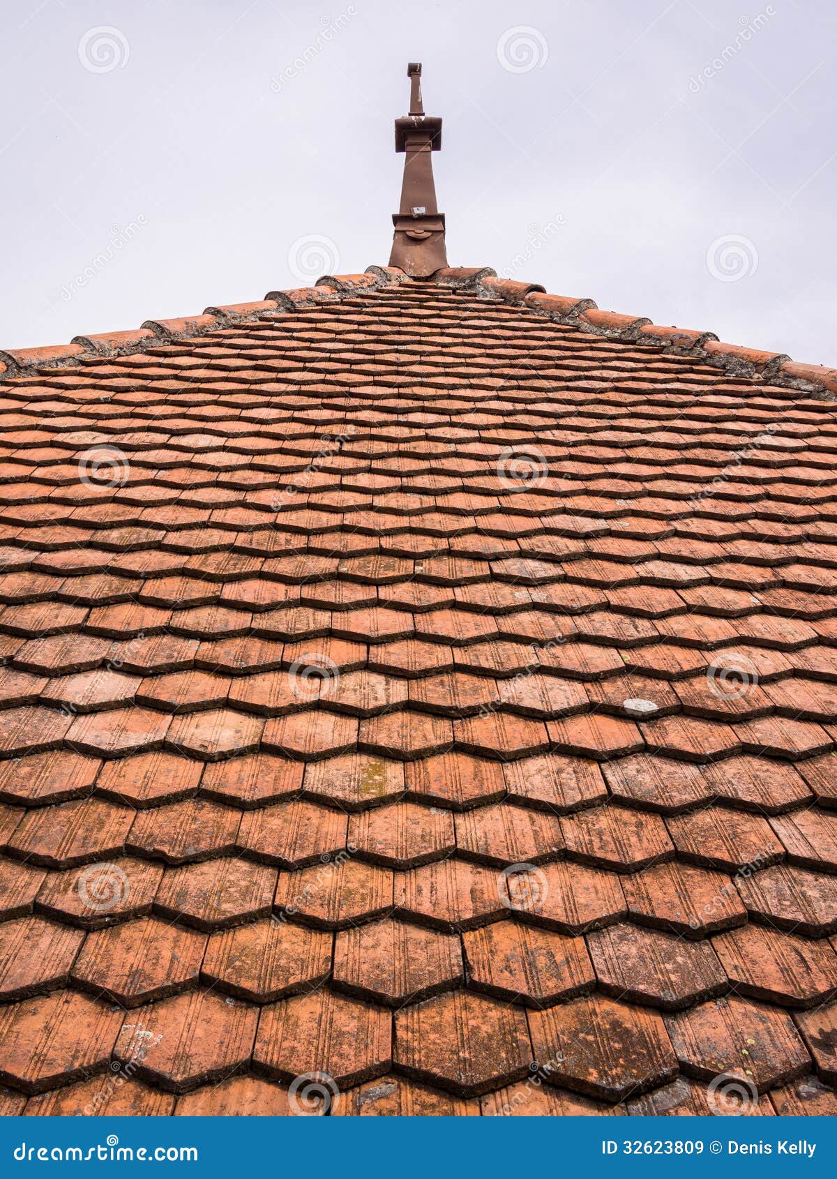 Roof Tiles Abstract Pattern Stock Image - Image of hexagonal, building ...