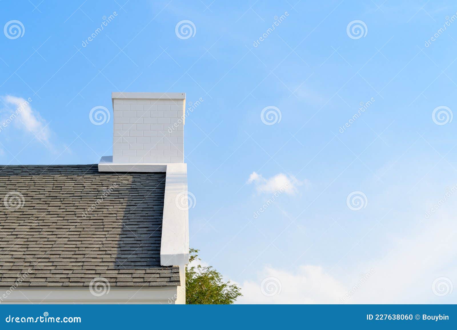 Roof Tiles with Blue Sky Background Stock Photo - Image of protection ...