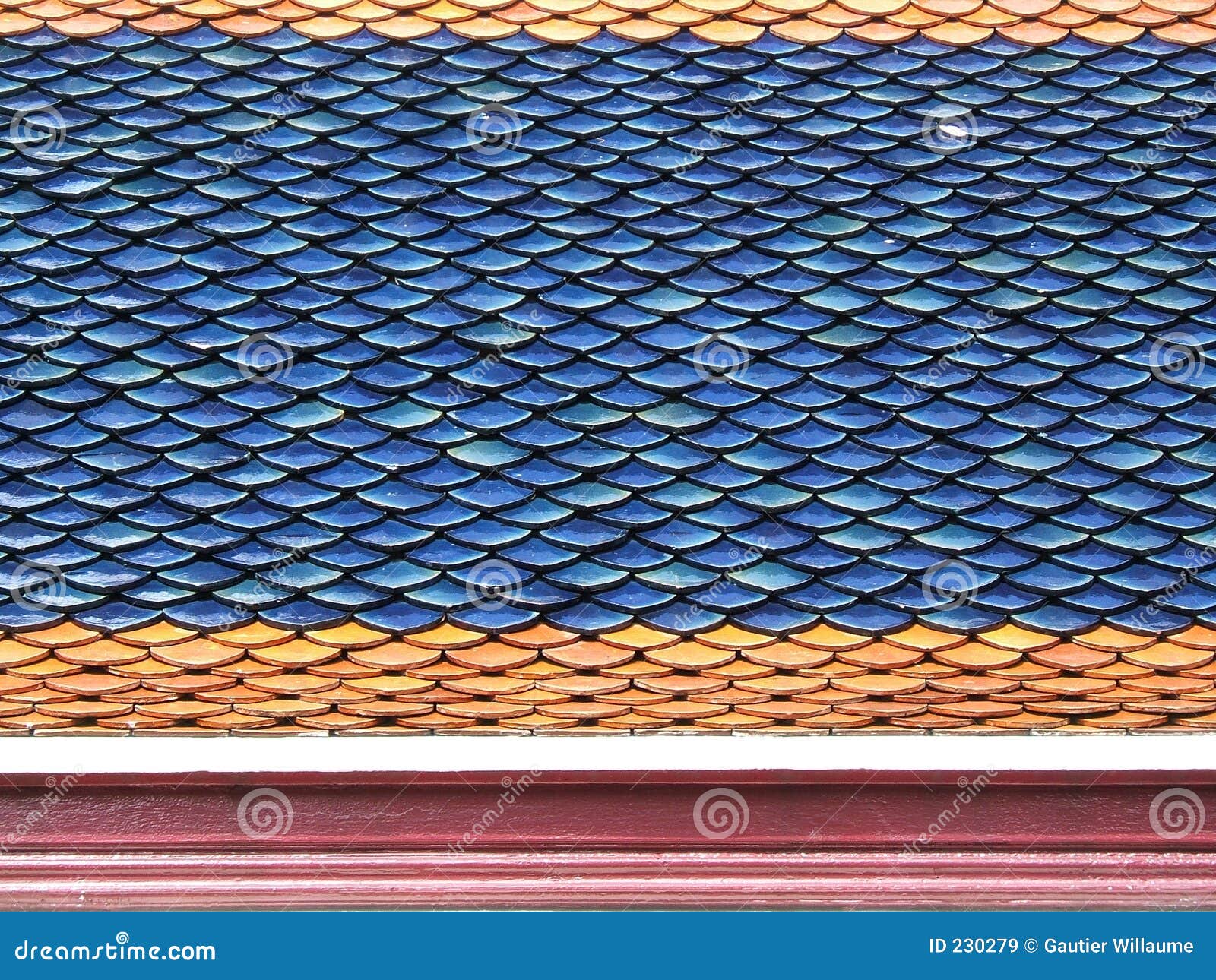 Roof Tiles Close-up Picture. Image: 230279