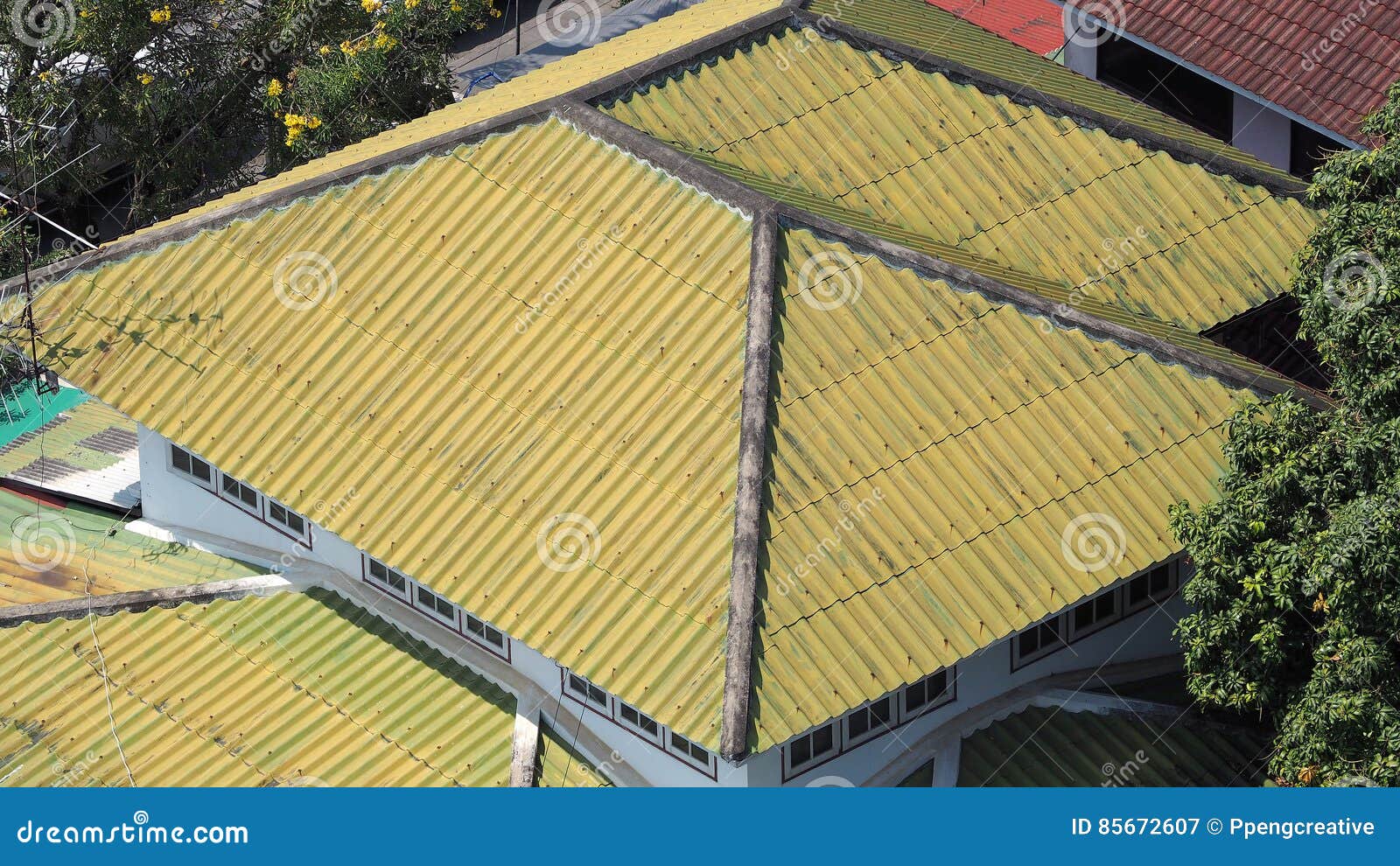 Roof Tiles and Made from Ceramic. Stock Image - Image of exterior ...