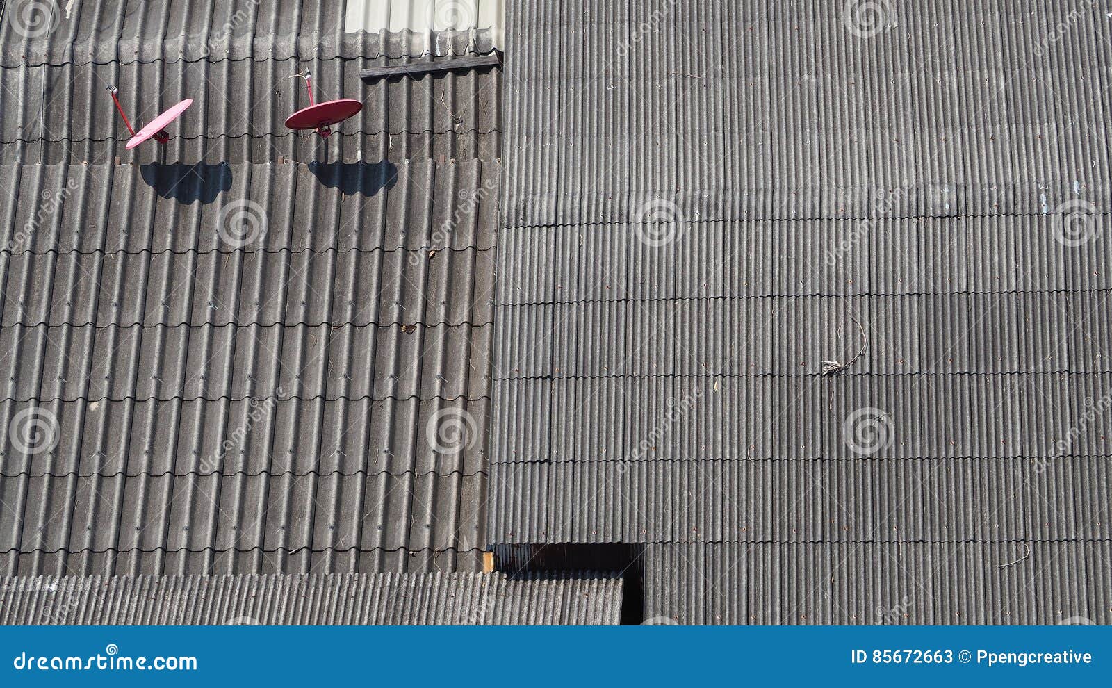 Roof Tiles and Made from Ceramic. Stock Image - Image of home ...