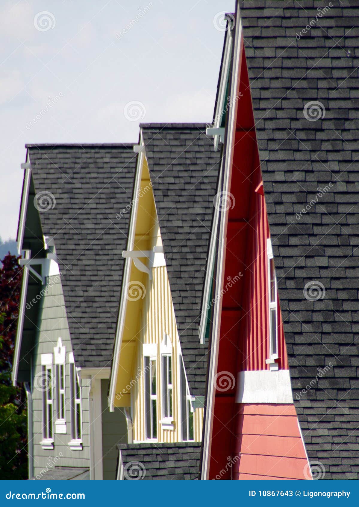 Roof Top Peaks stock image. Image of peak, asphalt, modern - 10867643