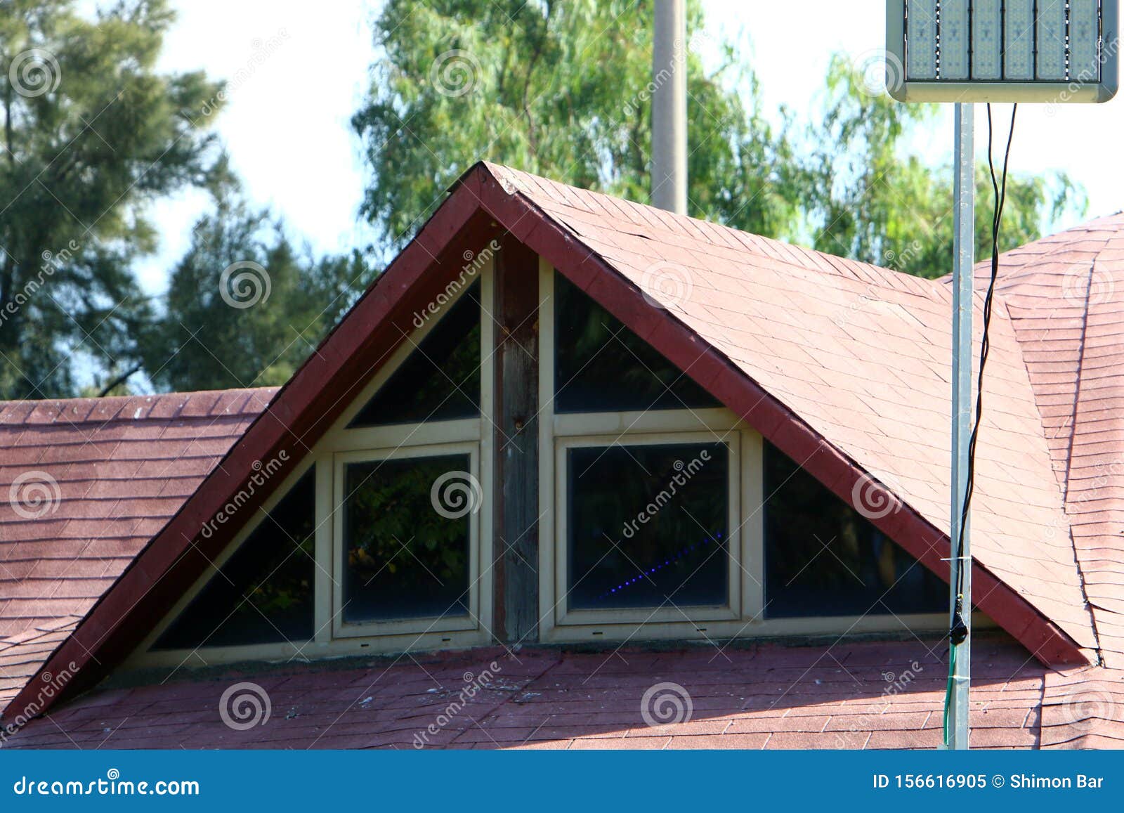Roof - the Upper Structure of the Building and Structures Stock Image ...