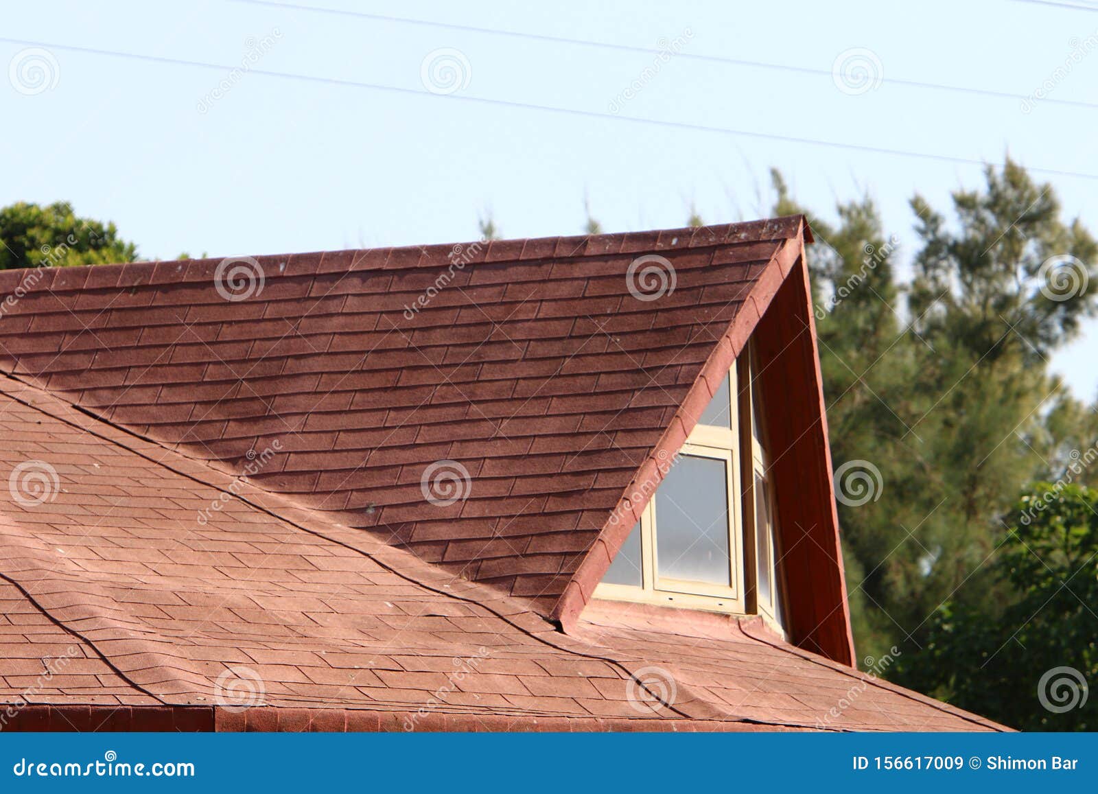 Roof - the Upper Structure of the Building and Structures Stock Image ...