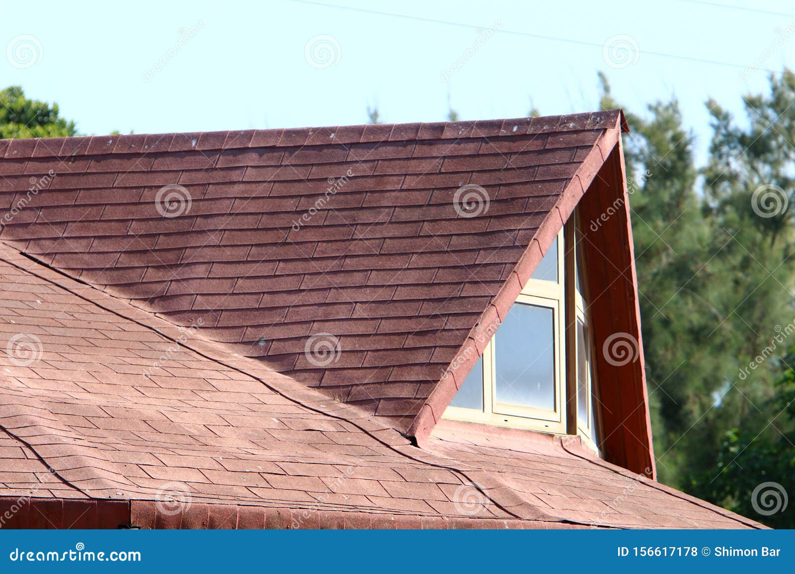 Roof - the Upper Structure of the Building and Structures Stock Photo ...