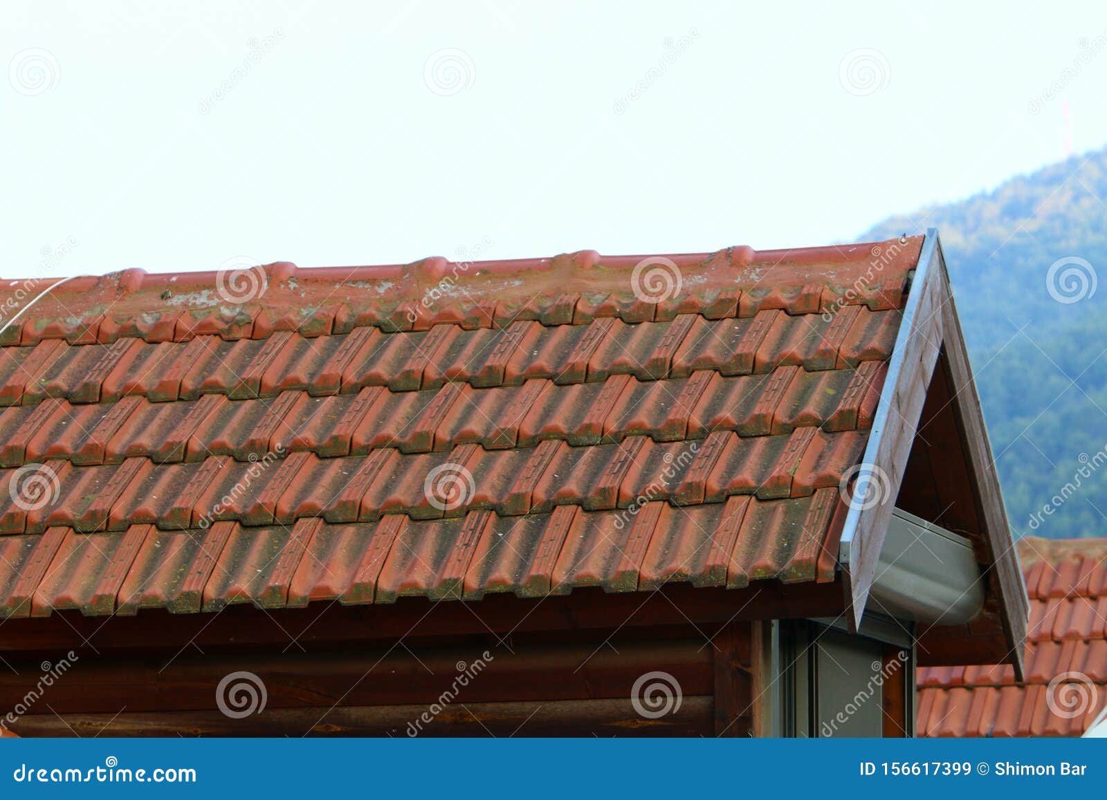 Roof - the Upper Structure of the Building and Structures Stock Image ...