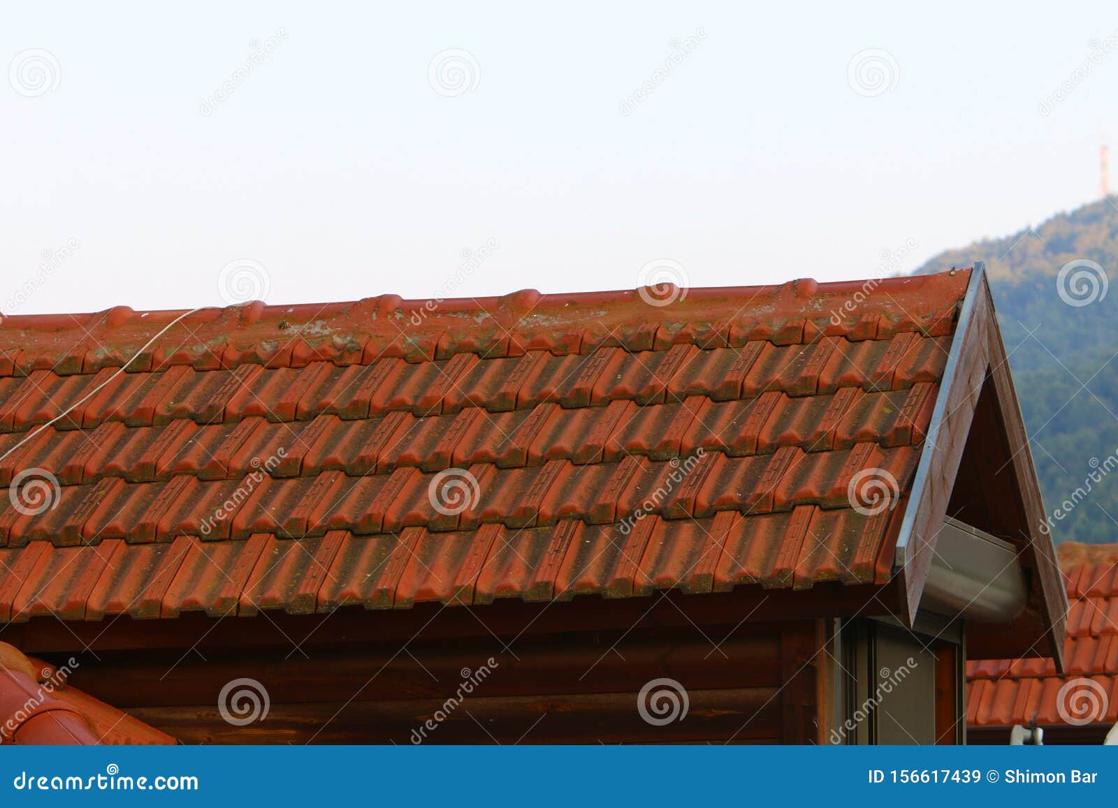 Roof - the Upper Structure of the Building and Structures Stock Image ...