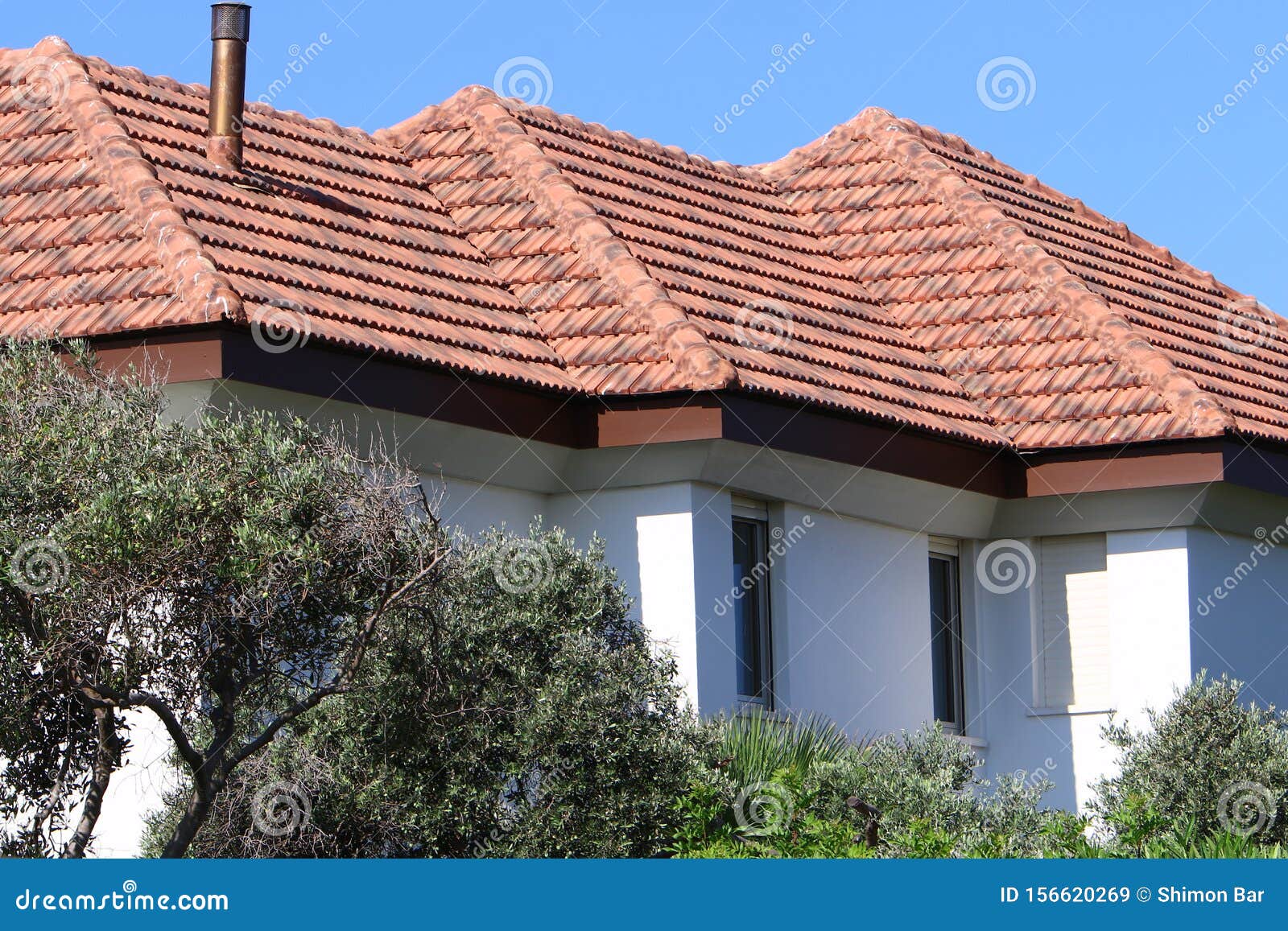 Roof - the Upper Structure of the Building and Structures Stock Image ...