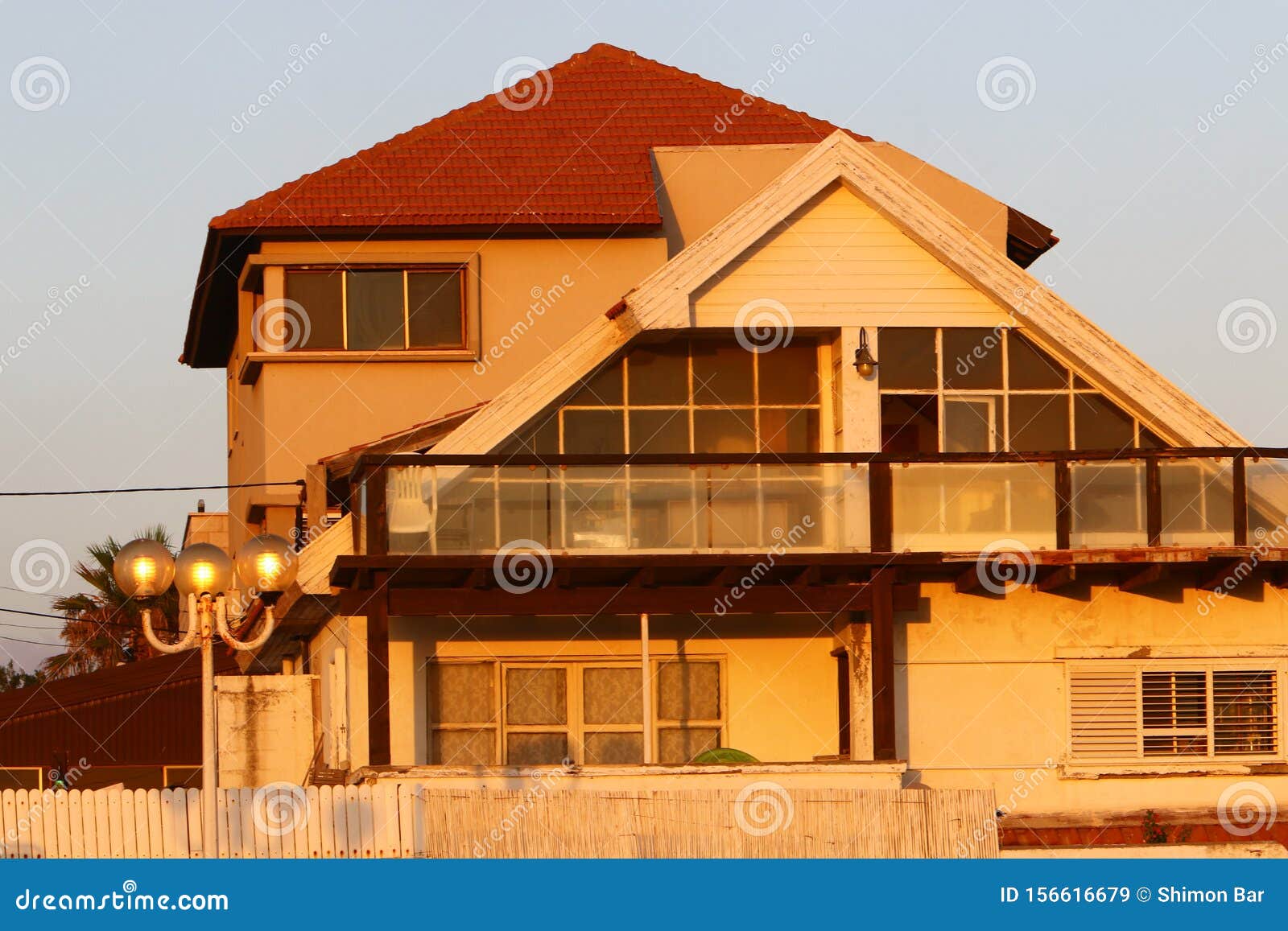 Roof - the Upper Structure of the Building and Structures Stock Image ...