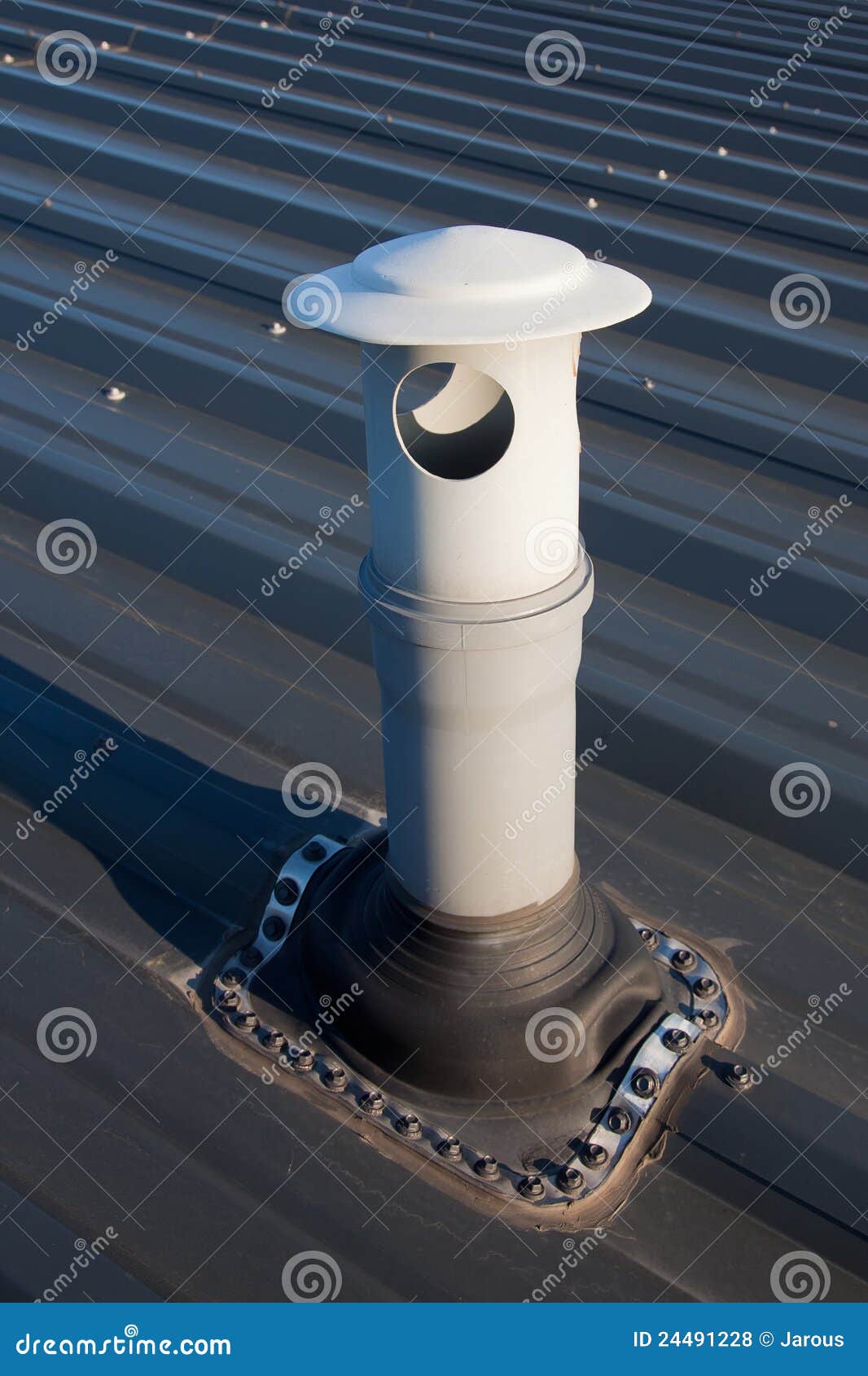 Roof vent stock photo. Image of black, cold, exhaust - 24491228
