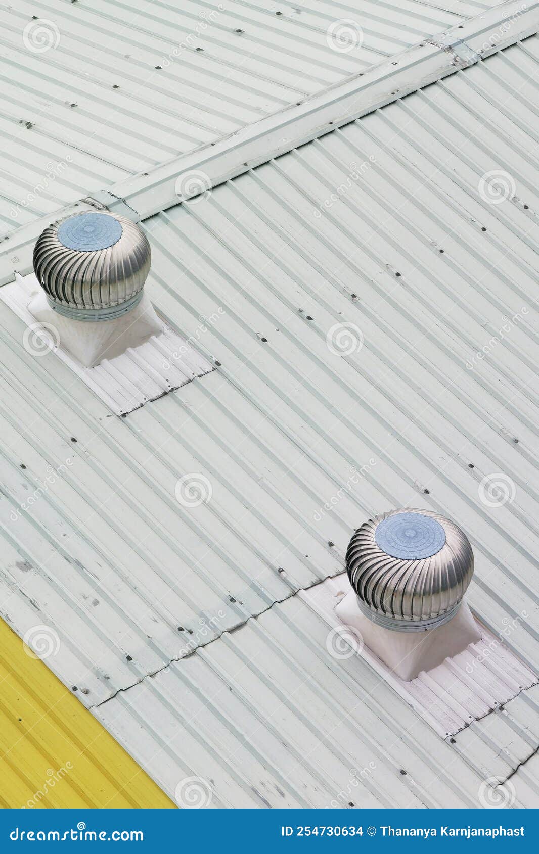 Roof With Roof Ventilator Stock Photography | CartoonDealer.com #101327504