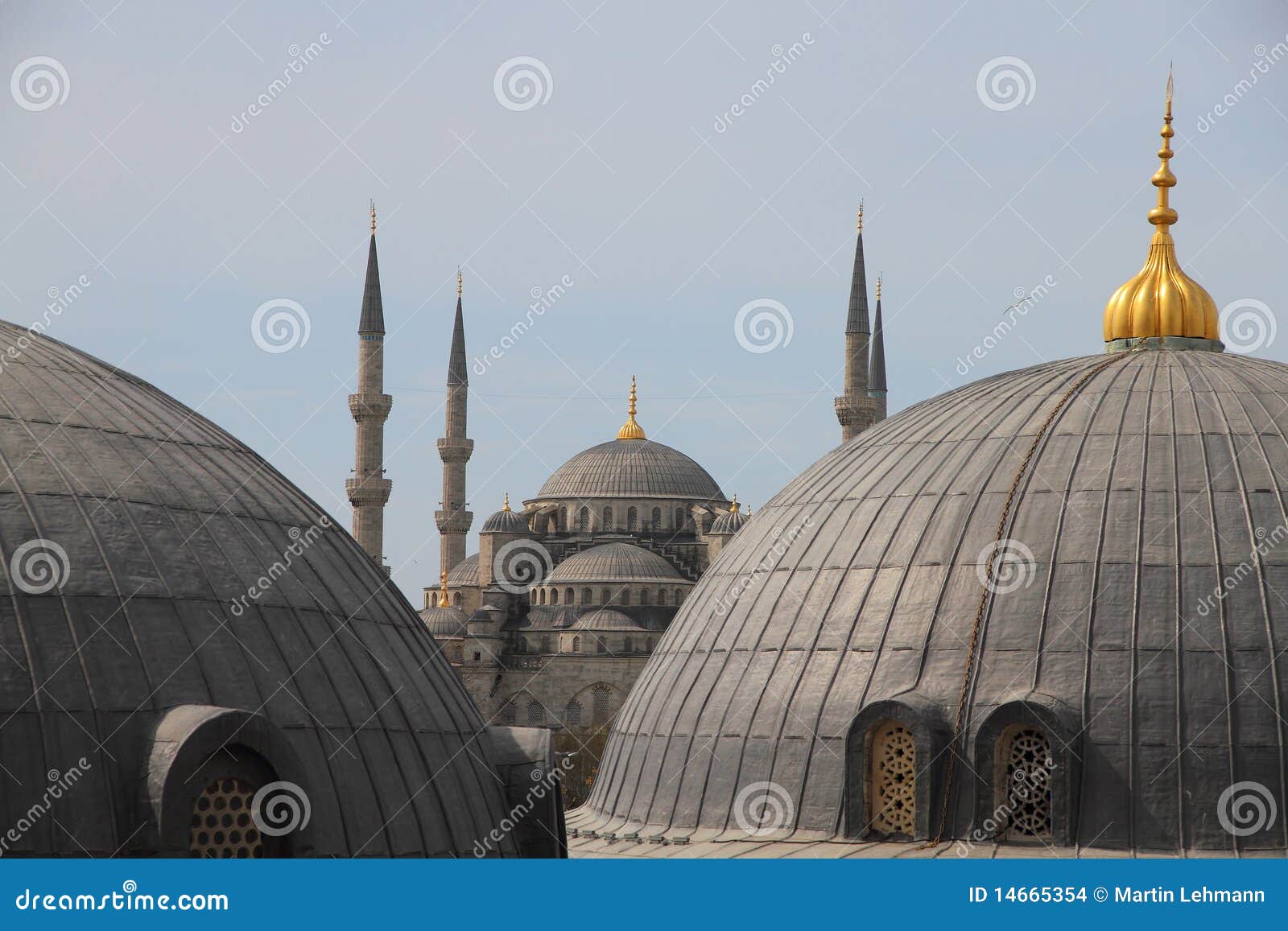Roof View on the Blue Mosque Stock Photo - Image of istanbul, byzantine ...