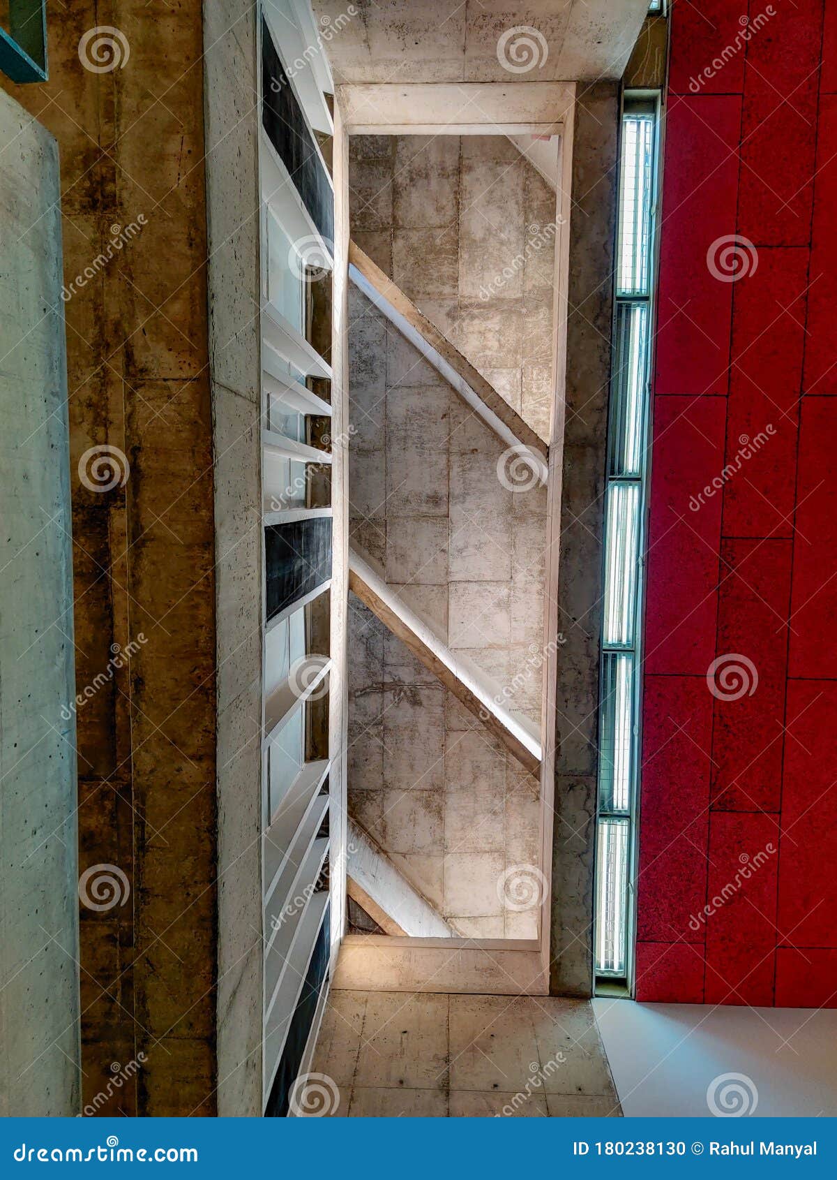 Roof View of a Building from Inside Stock Photo - Image of inside ...