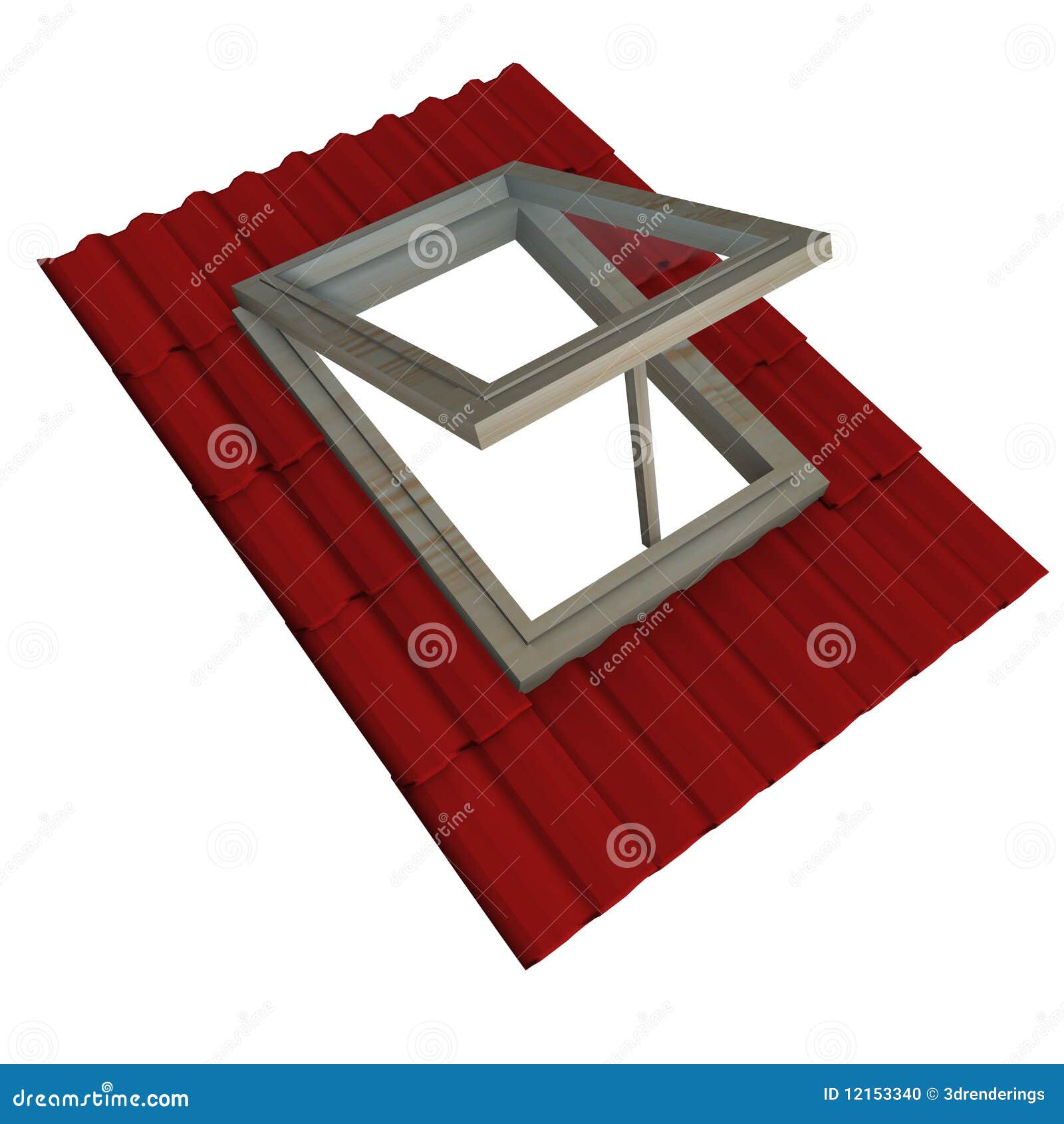 Dormer And Gable Window Vector Illustration | CartoonDealer.com #56654392