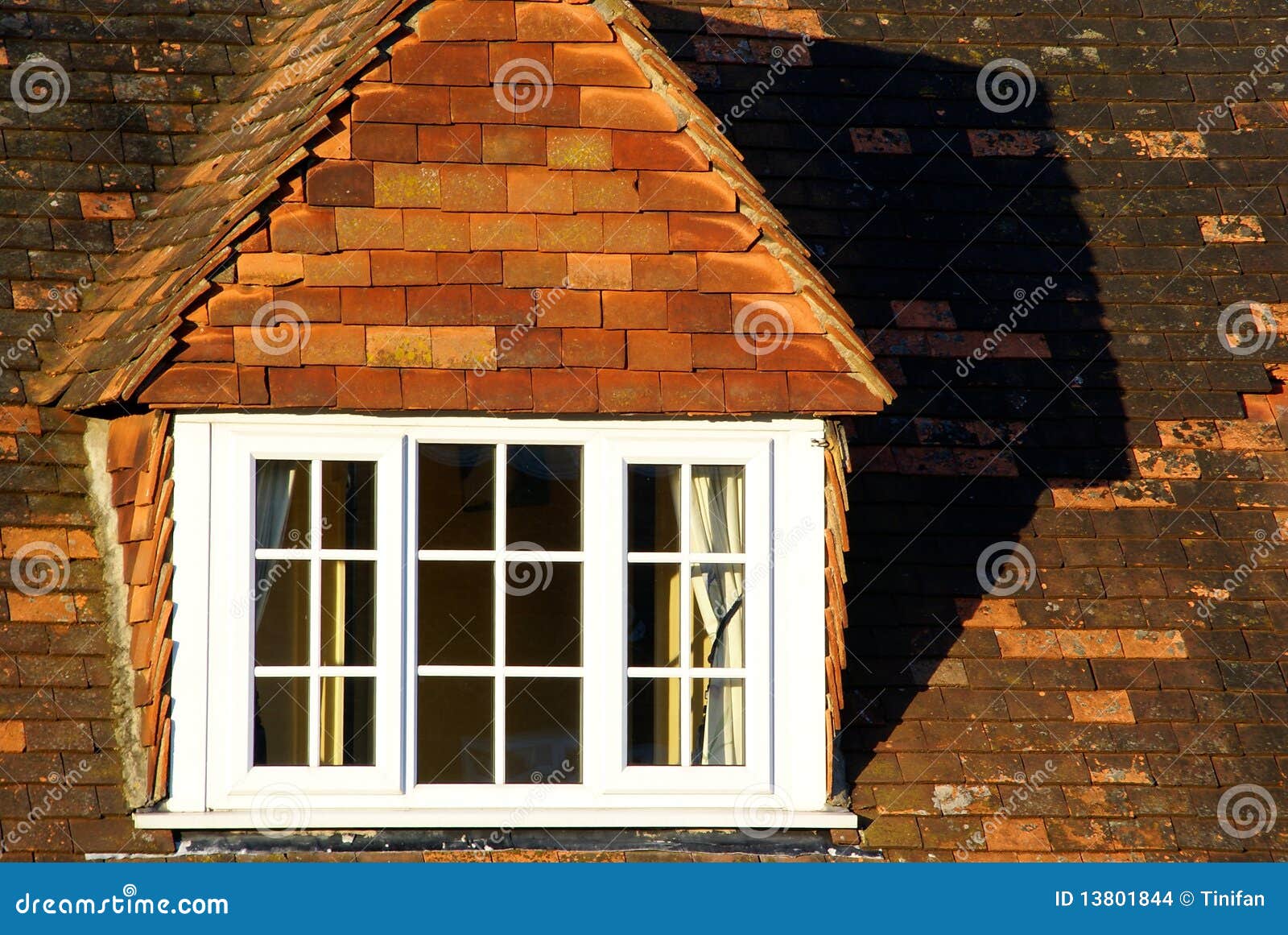 Roof Window, Grey Tiled Rooftop, Large Detailed Loft Skylight ...