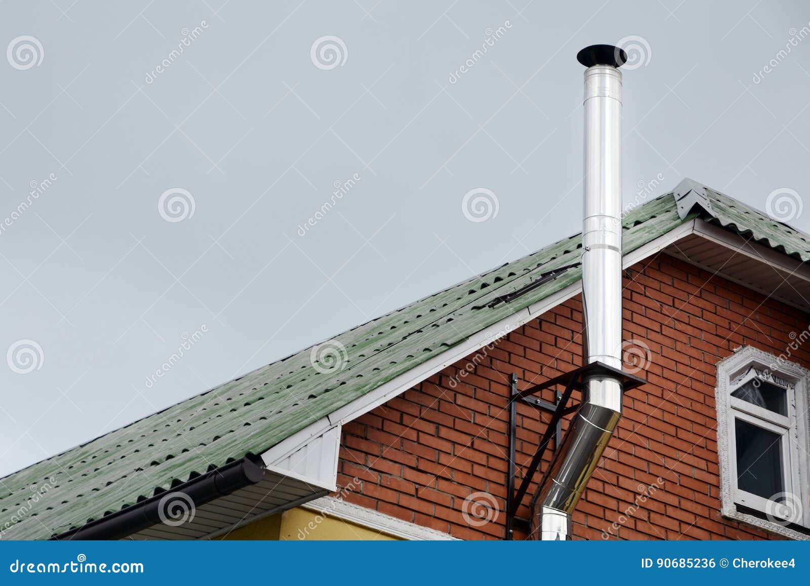 Roofing Construction. Individual Heating System. Coaxial Pipe Heating ...