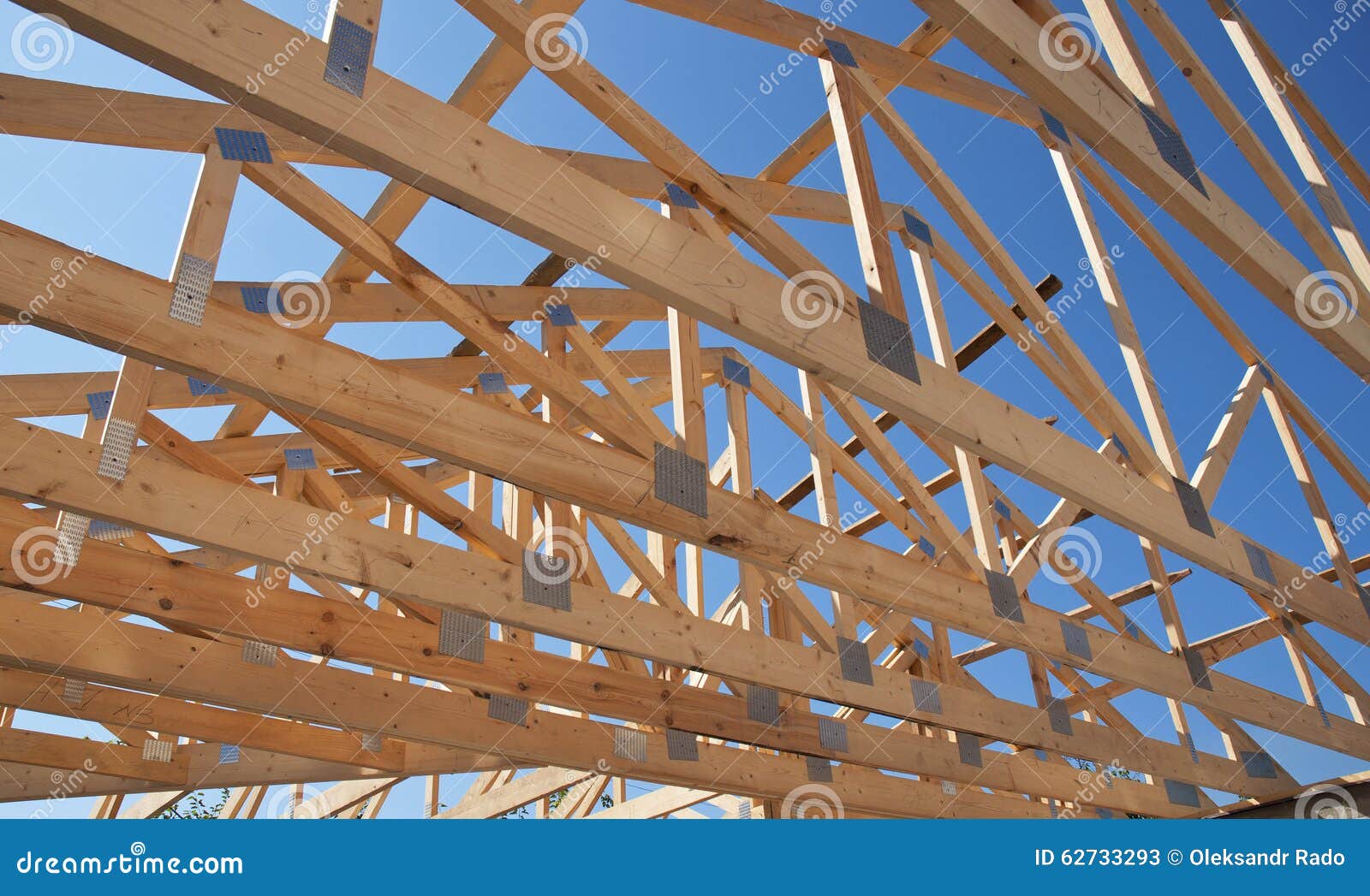 Roofing Construction With Attic Skylights, Rain Gutter System, Roof ... Roofing Construction With Attic Skylights, Rain Gutter System, Roof ...