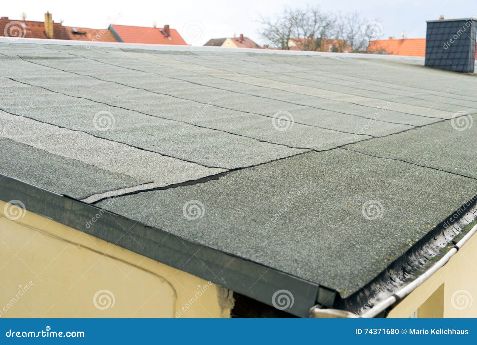 Roofing felt stock photo. Image of covered, covering - 74371680