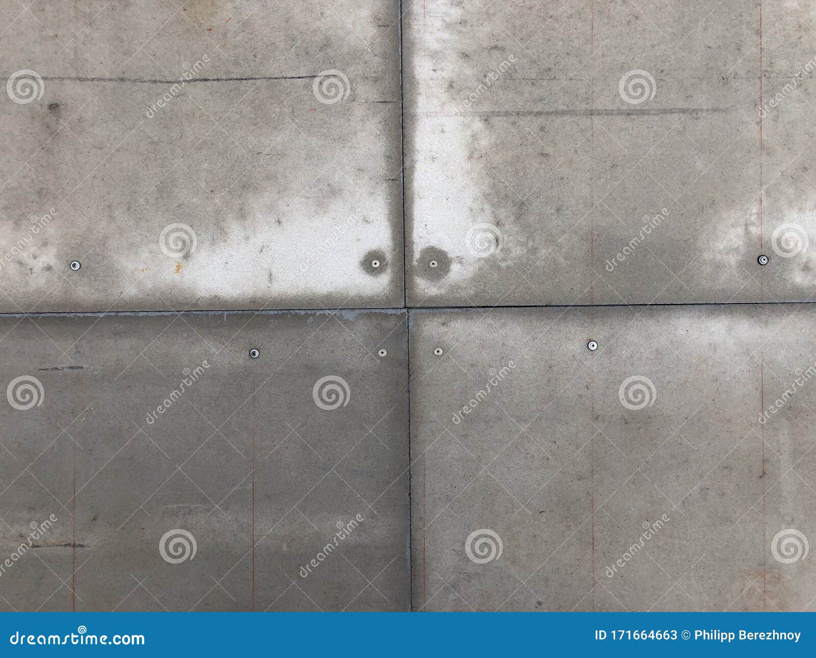 Roofing Made of Fiber Cement Slabs Fastened with Bolts Stock Image ...