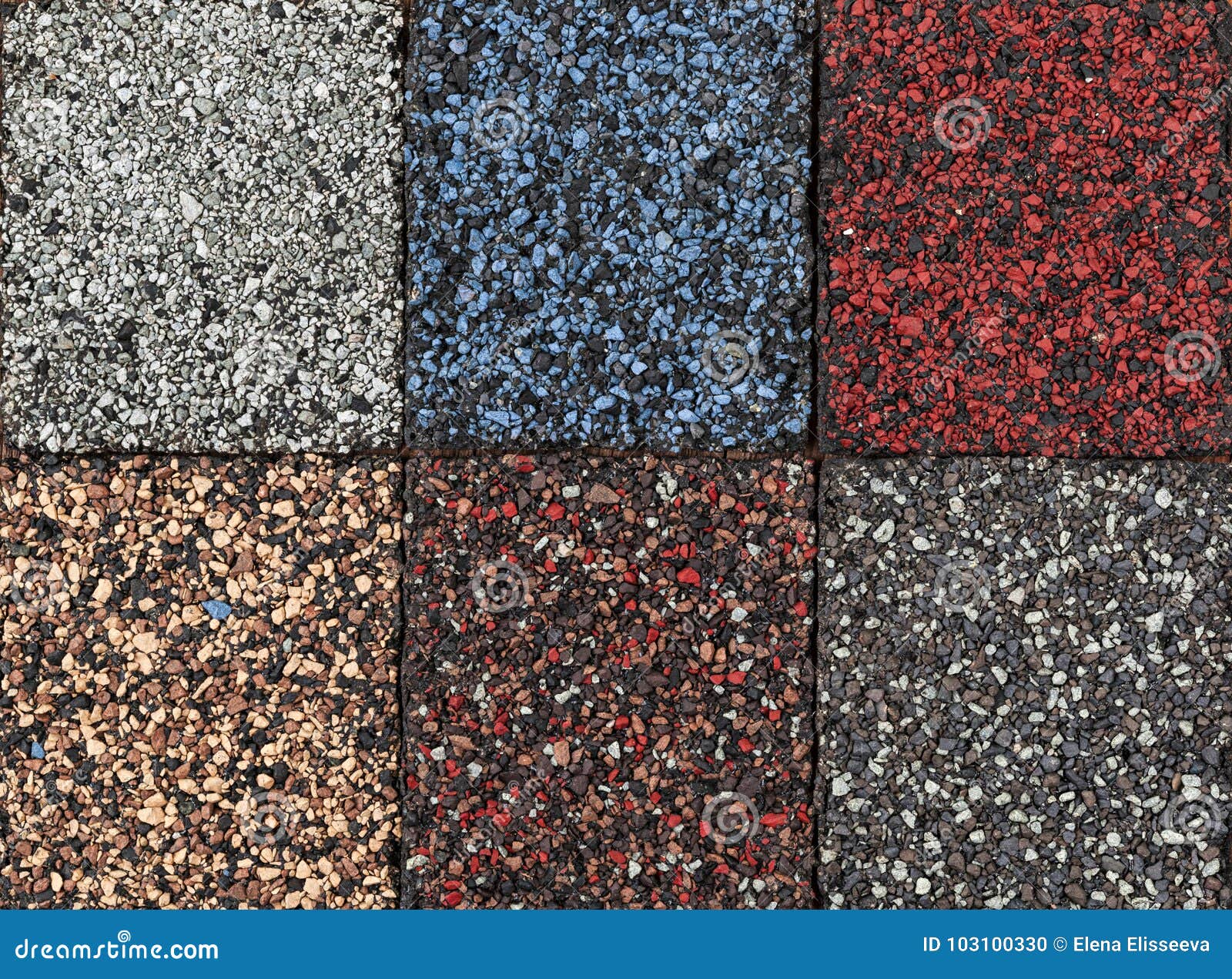 Asphalt shingles samples stock photo. Image of colours - 103100330