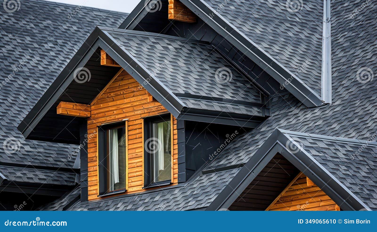 Roofing Materials Variety For New House Roof Installation Outline ...