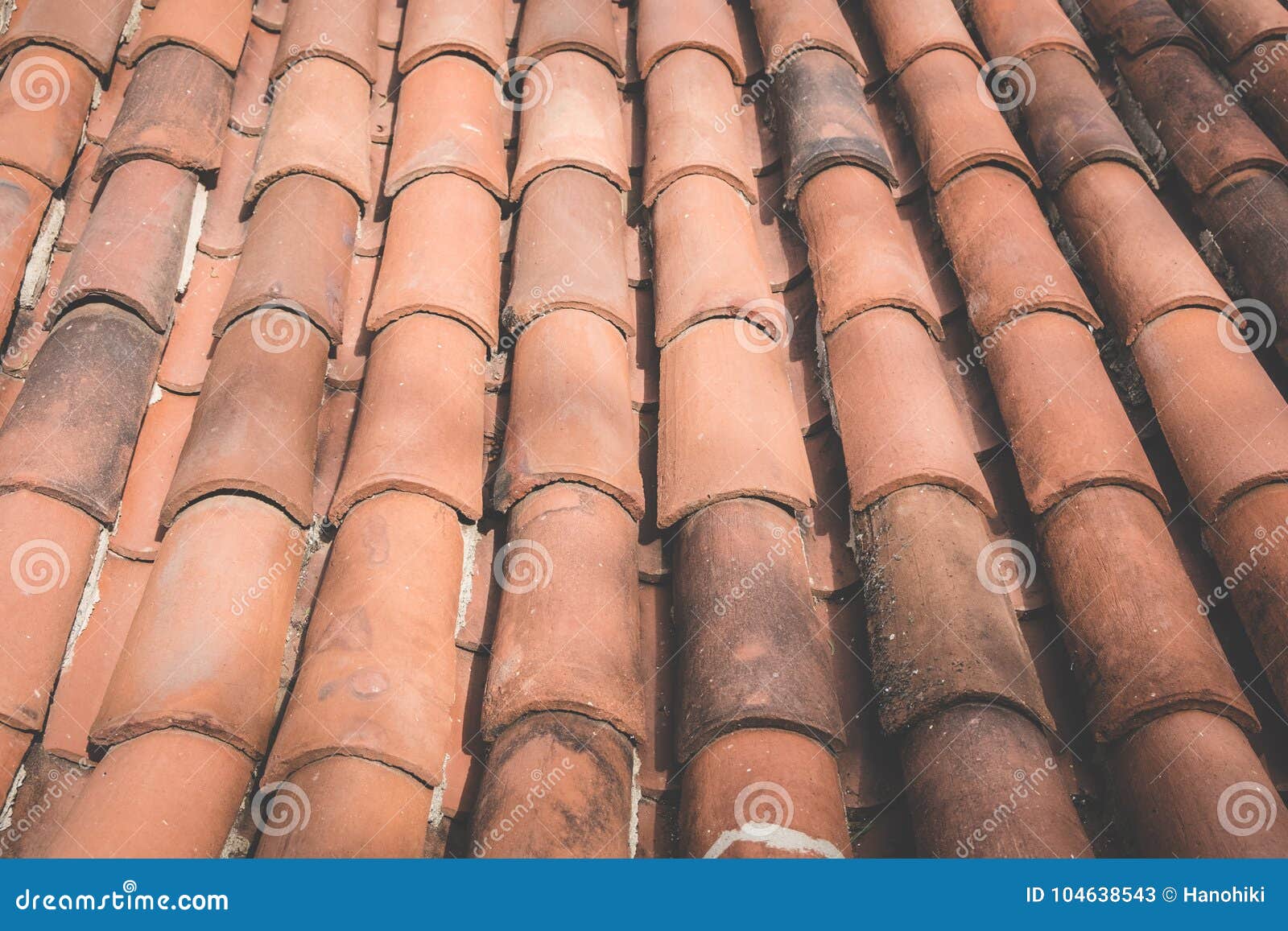 Roofing Tiles Closeup - Roof Tile Background Stock Image - Image of ...