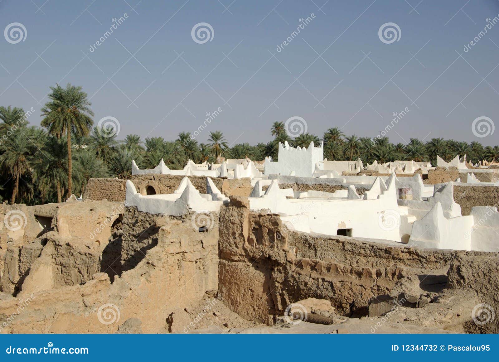 Roofs of Ghadames, Libya stock photo. Image of house - 12344732