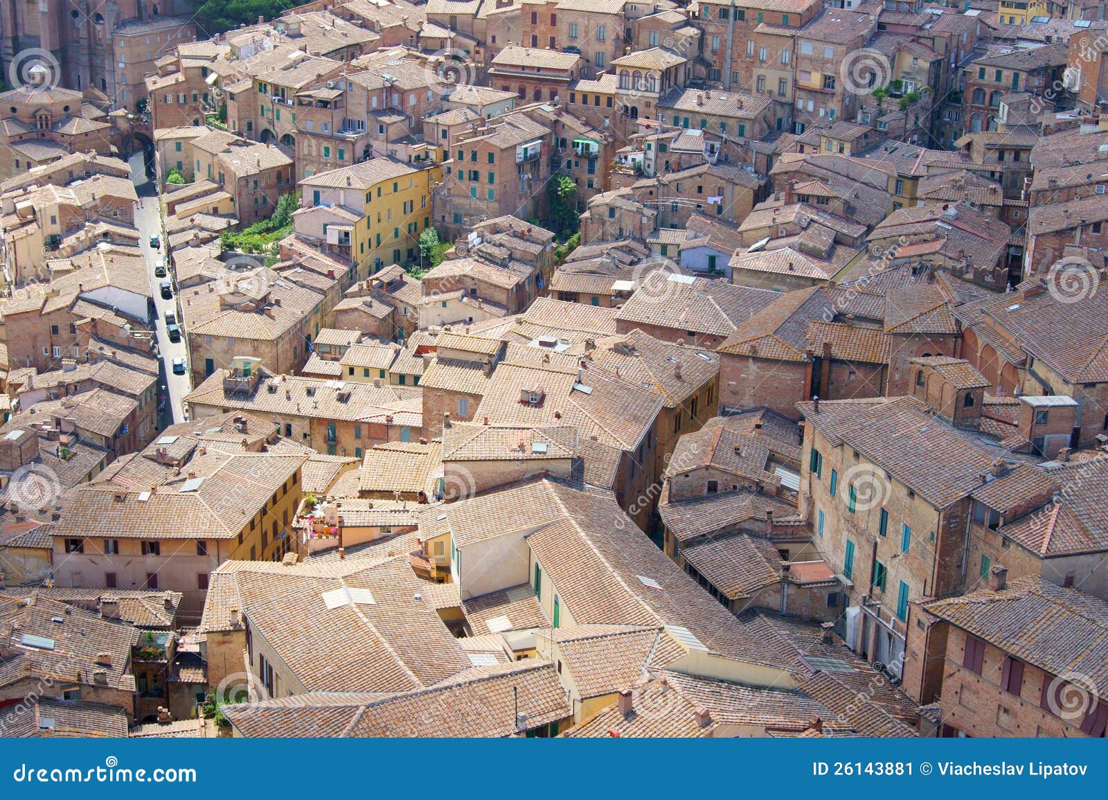 The Roofs of the Medieval Buildings Stock Image - Image of street ...