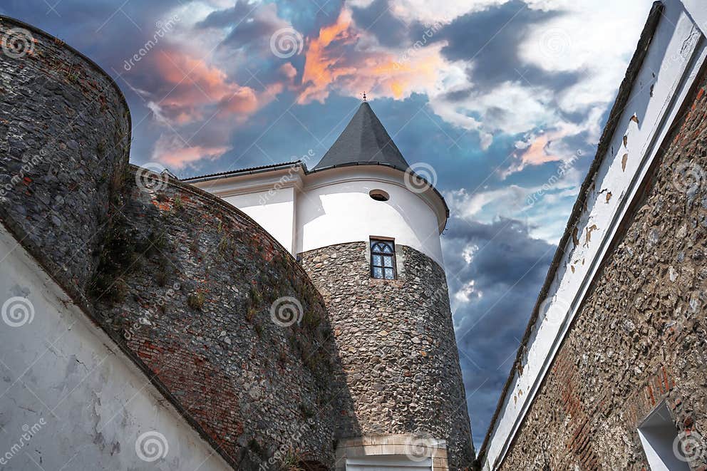 Roofs of a Medieval Castle. Stock Image - Image of spiers, ancient ...