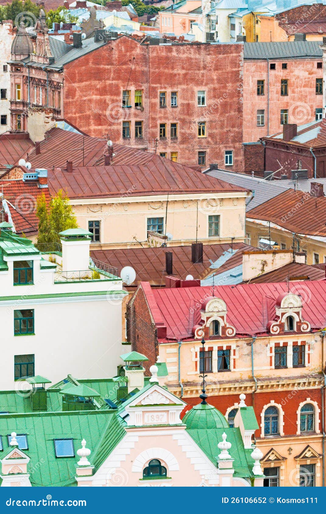 The Roofs of the Medieval City. Stock Photo - Image of capital ...