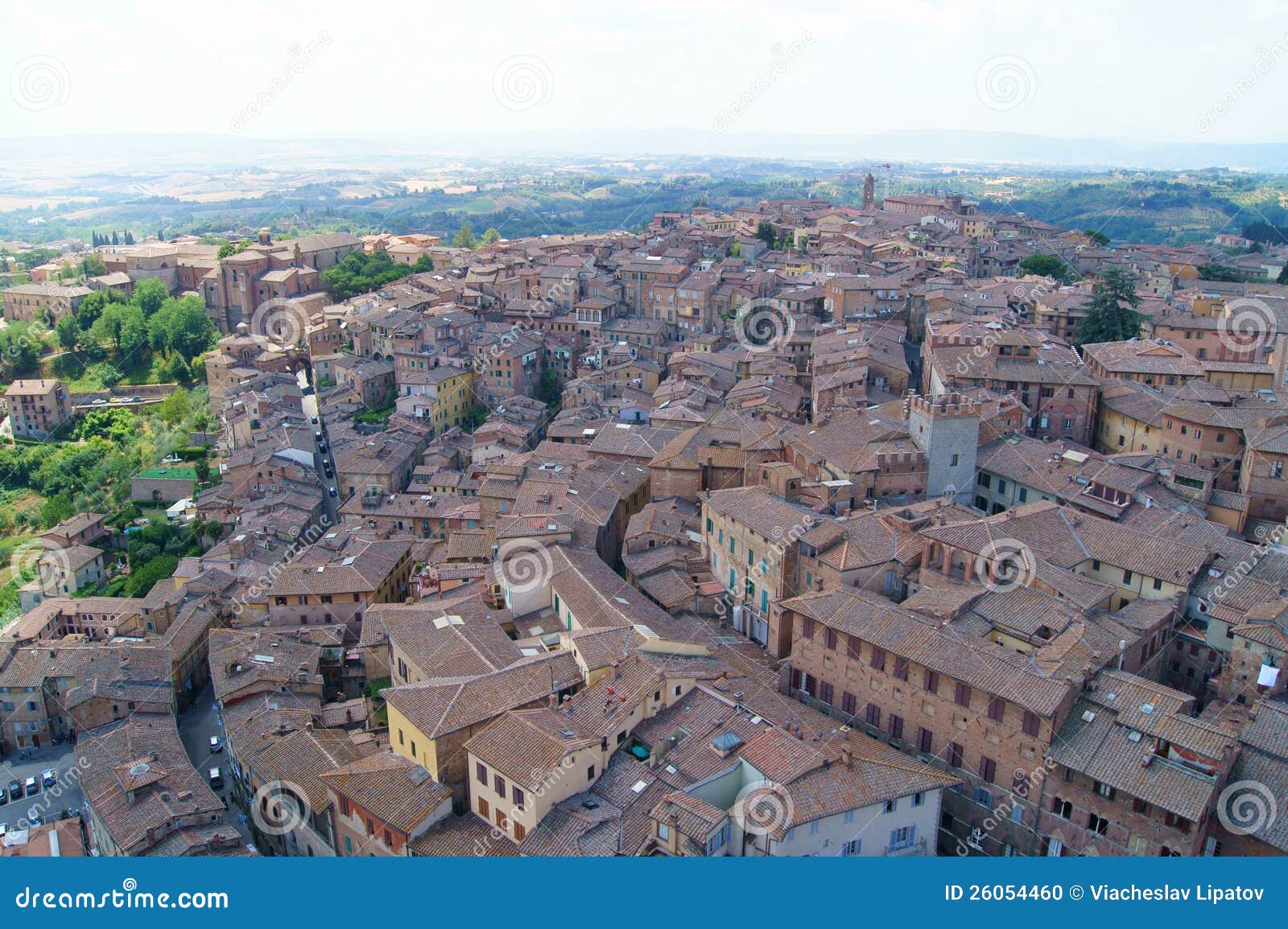 Roofs of the Medieval City in Europe Stock Photo - Image of countries ...