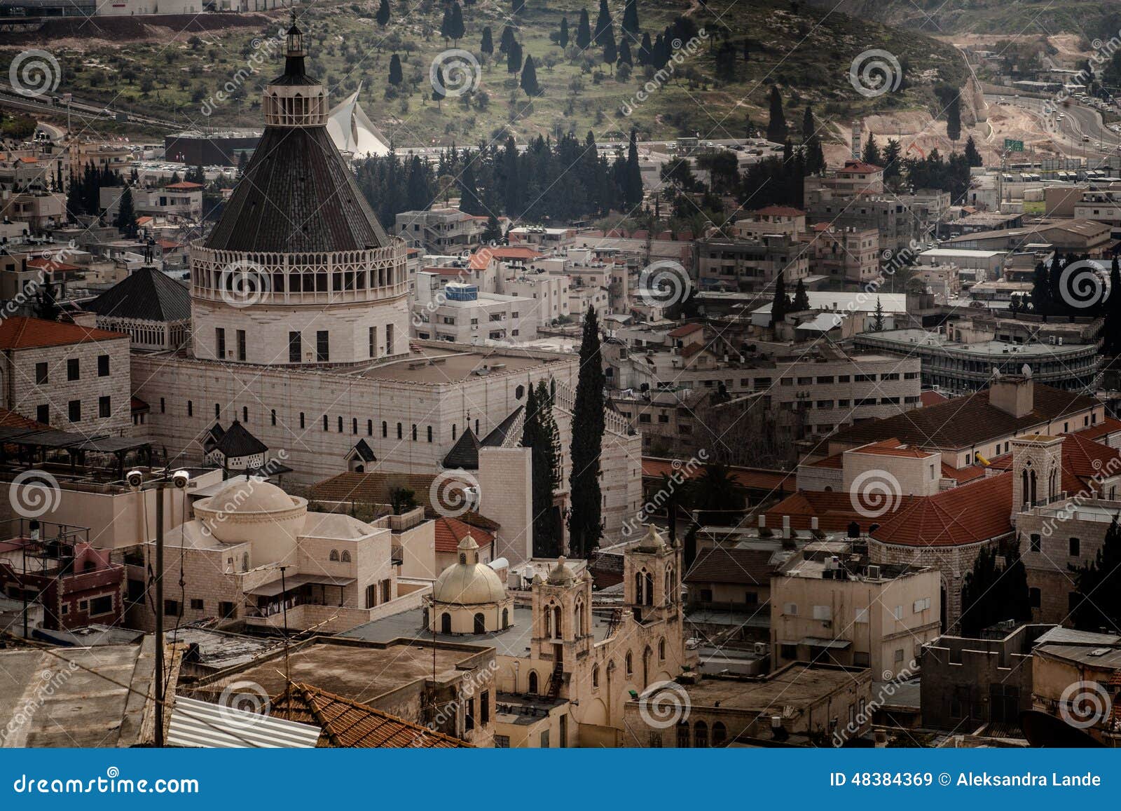 Roofs of Old City in Nazareth Stock Image - Image of muslim, ancient ...