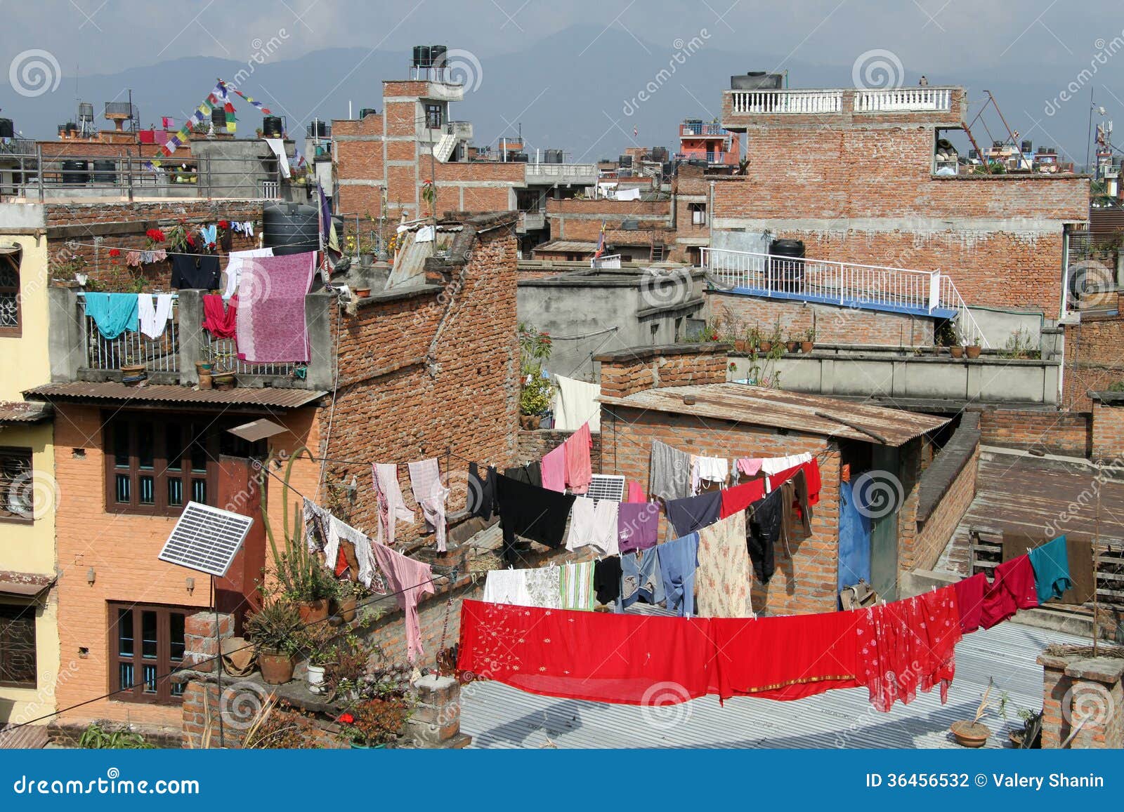 Roofs of Patan stock photo. Image of home, building, kathmandu - 36456532