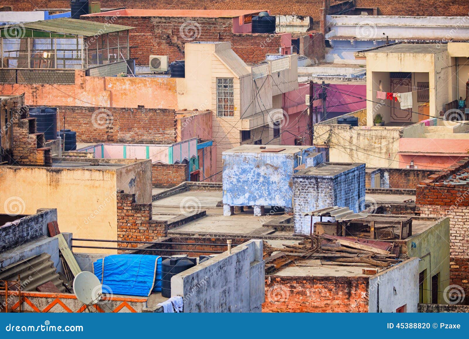 Poor Houses Of East Dagon, Yangon, Myanmar Stock Image | CartoonDealer ...