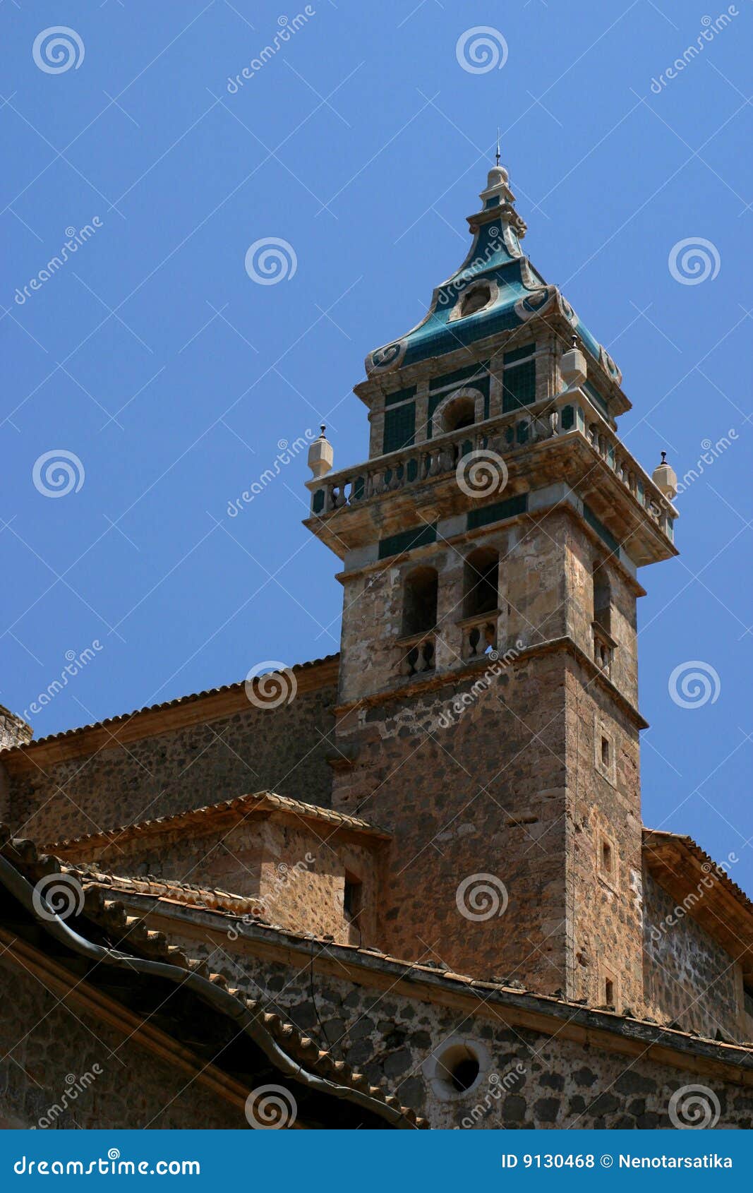 Roofs with a tower stock photo. Image of stones, decorated - 9130468