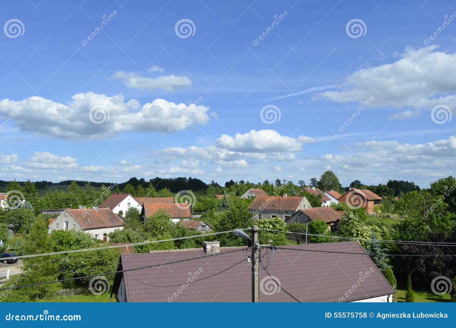Roofs stock photo. Image of roofs, rural, brick, color - 55575758