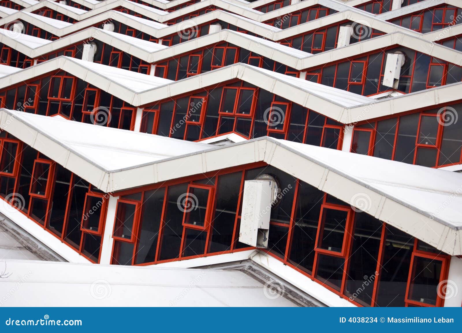 Repetition Of Windows Office Building Background And Pattern Royalty ...
