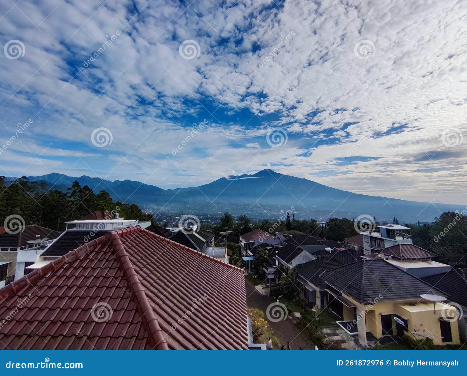 Rooftop the Blue Sky in House Malang Stock Photo - Image of rooftop ...