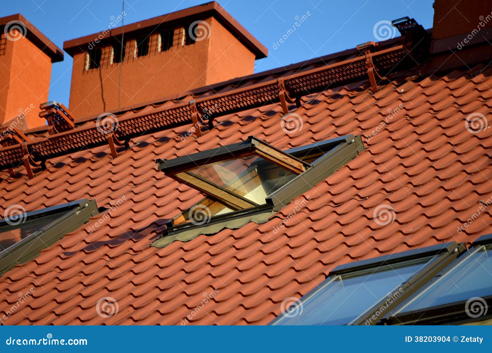 Rooftop of building stock photo. Image of macro, object - 38203904