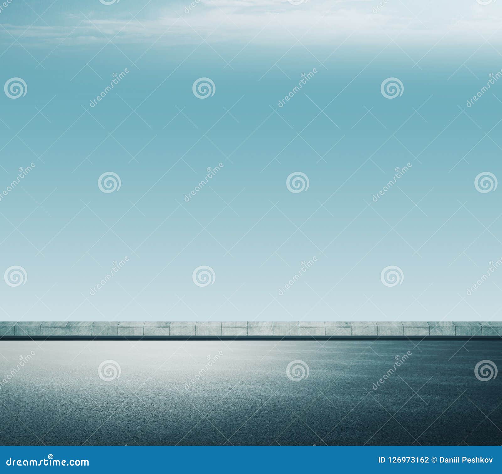 Rooftop with empty sky stock photo. Image of blank, architecture ...