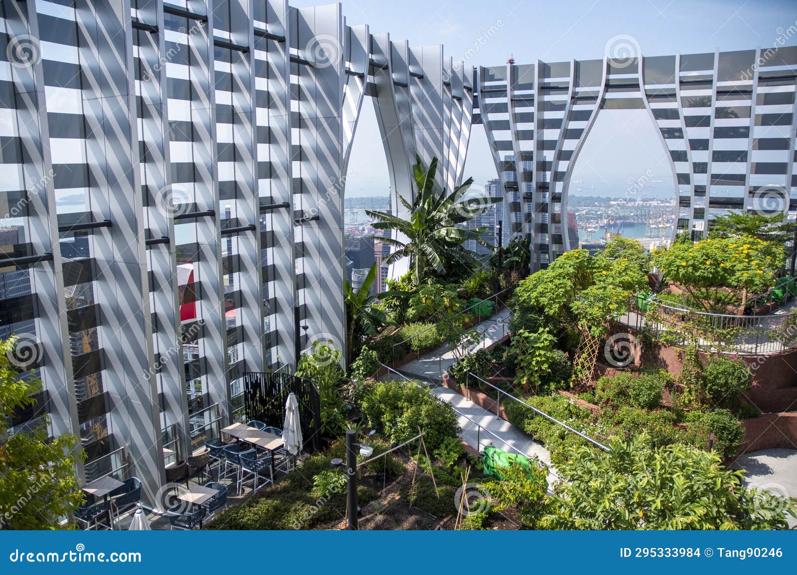 Rooftop Garden at CapitaSpring Building, Singapore Editorial Stock ...
